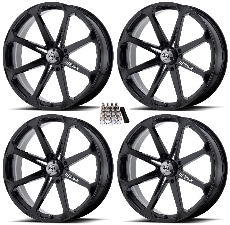 MSA M12 Diesel UTV Wheels/Rims Black 22" Kawasaki Mule Pro FXT ...
