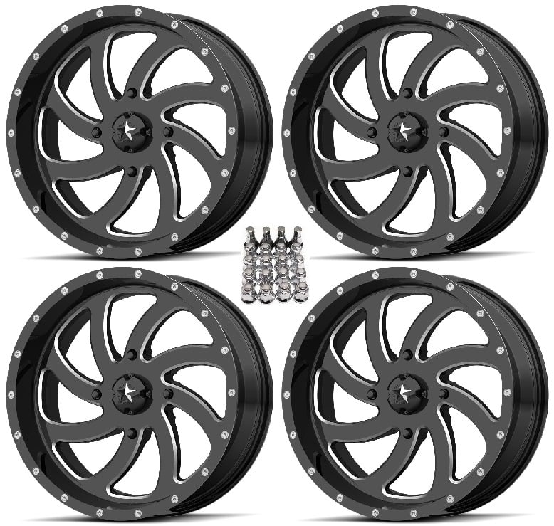 MSA M36 Switch ATV Wheels/Rims Milled 18" Sportsman RZR Ranger ...