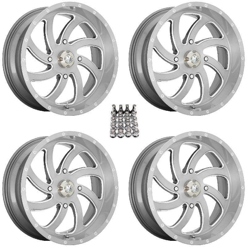 MSA M36 Switch ATV Wheels/Rims Titanium 22" Can-Am Commander Maverick ...