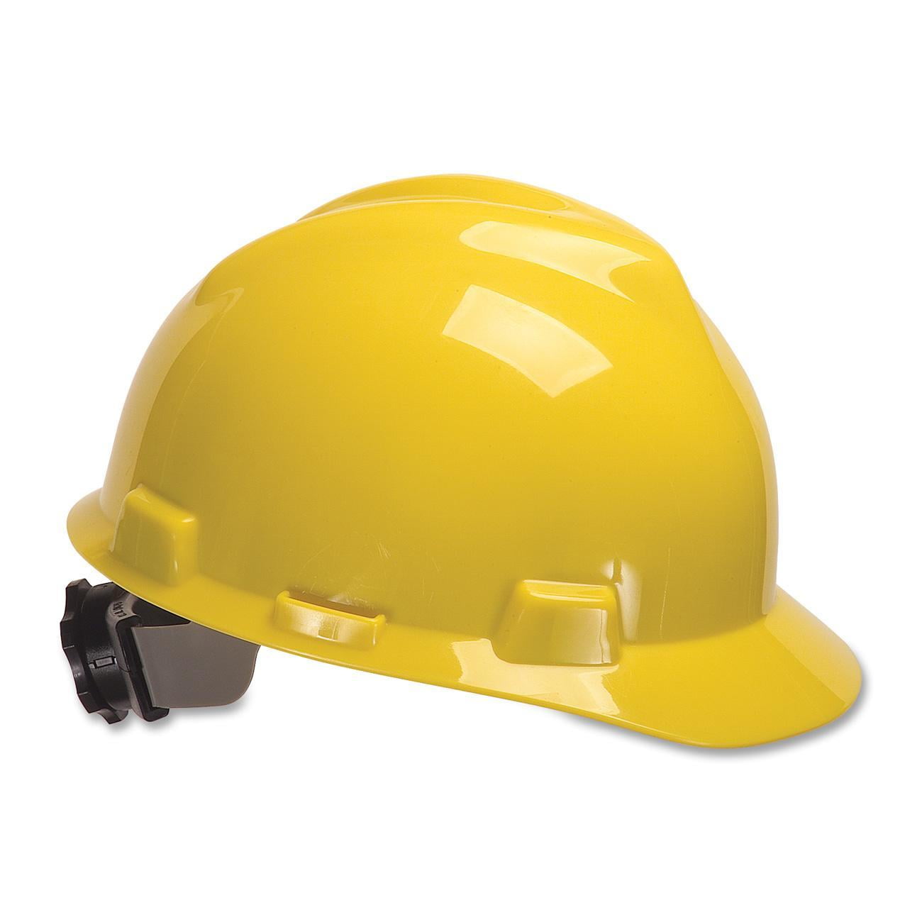 MSA, MSA463944, V-Gard Staz-On Suspension Cap, 1 Each, Yellow - Walmart.com
