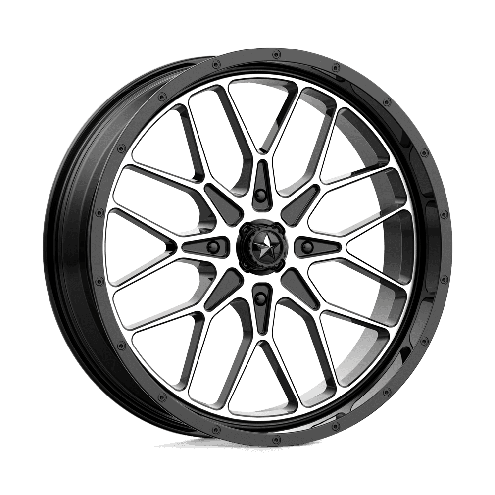 MSA Offroad Wheels Cast Aluminum Rim MA45 15X7 4X156 G-BLK MACH 10MM ...