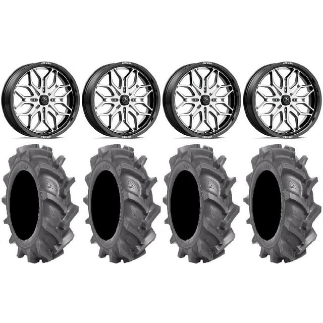 MSA Sniper 22" Wheels Gunmetal 35" BKT AT 171 Tires Polaris RZR XP 1000 ...