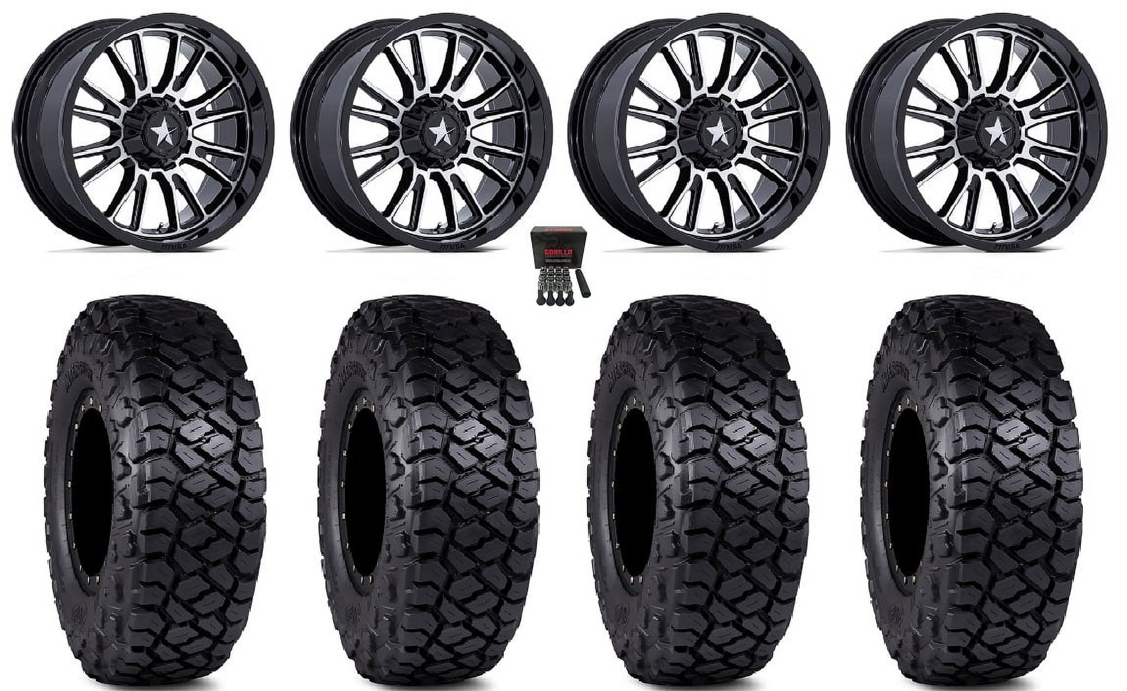 MSA ThunderLips 14" Wheels Machined 30" Intersect Tires Can-Am ...