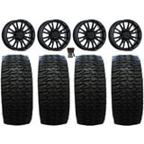 MSA ThunderLips 15" Wheels Black 33" Desert Race Tires Can-Am Maverick ...