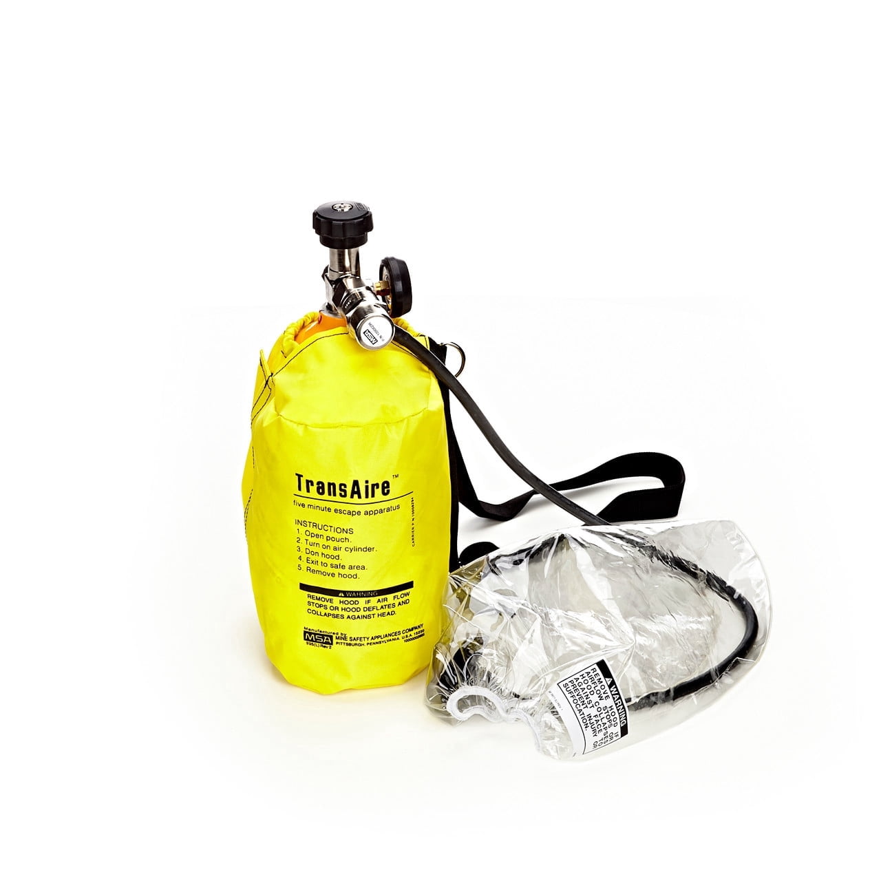 MSA TransAire Escape Respirator Complete Kit SCBA - Walmart.com