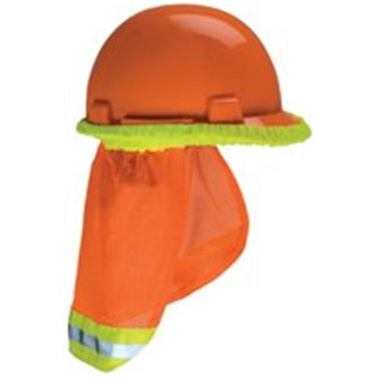 Msa 454-10098031 Dwos Hi-Viz Orng Sunshade With Reflec Stripe, Yellow ...
