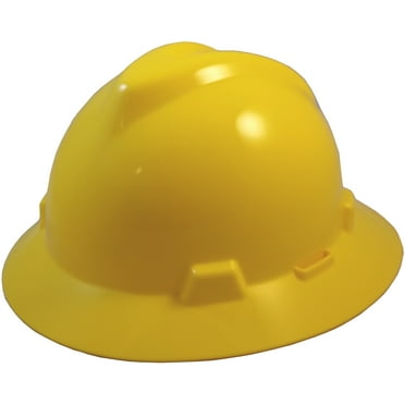 MSA 475395 Front Brim Hard Hat, Type 1, Class G, Ratchet (4-Point ...