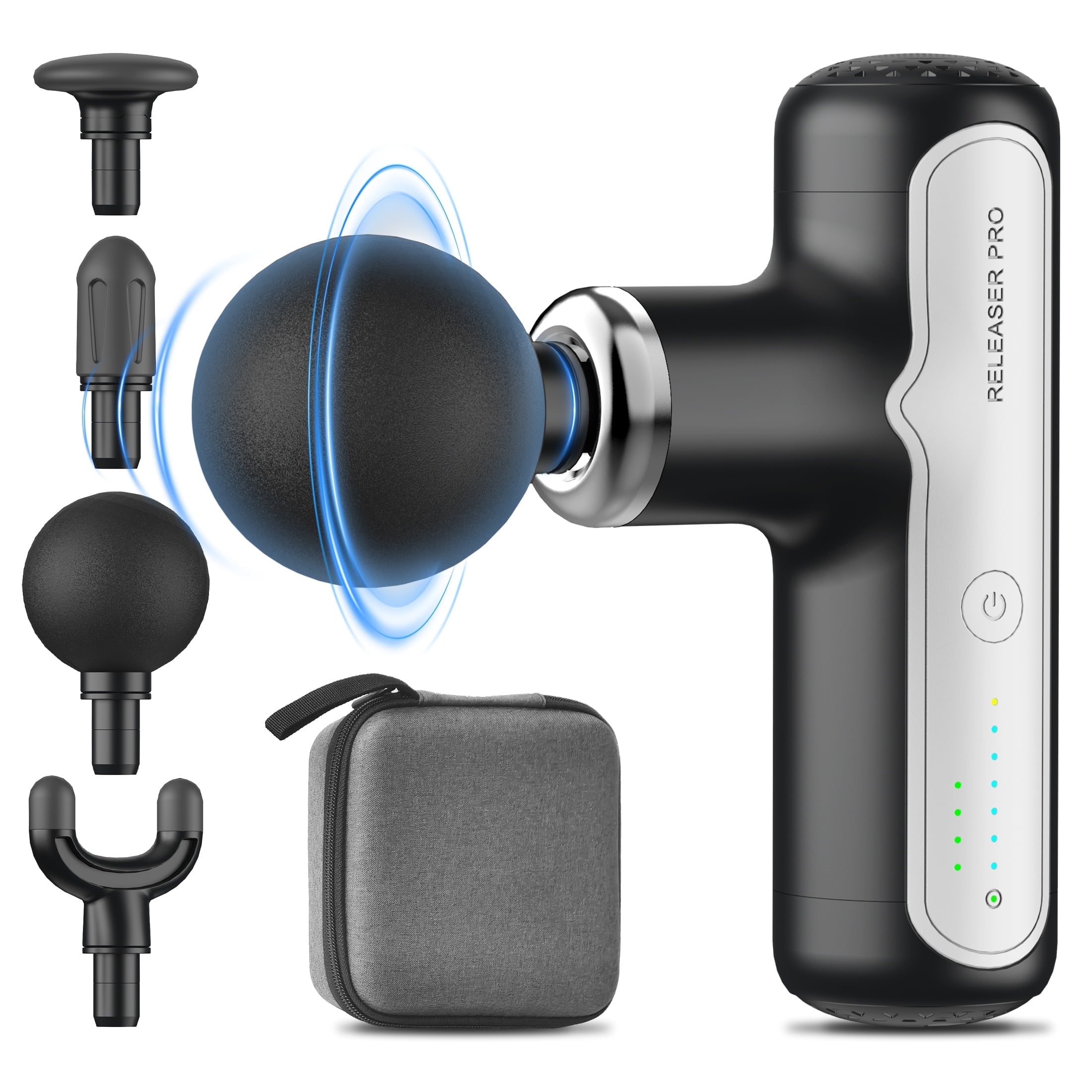 MSAS Mini Massage Gun, Pocket-Sized Handheld Portable Deep Tissue ...