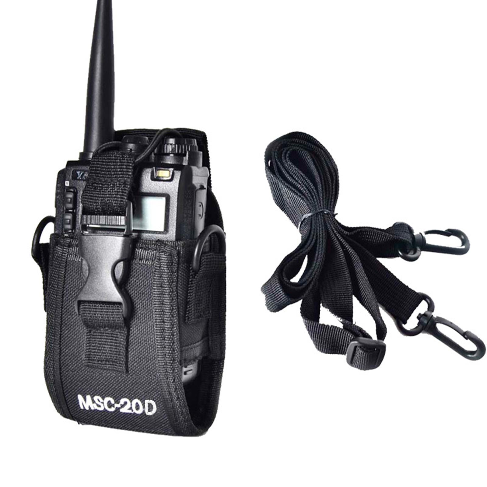 MSC-20D Nylon Pouch Bag Holster Carry Case For BaoFeng UV-5R UV-9R BF ...