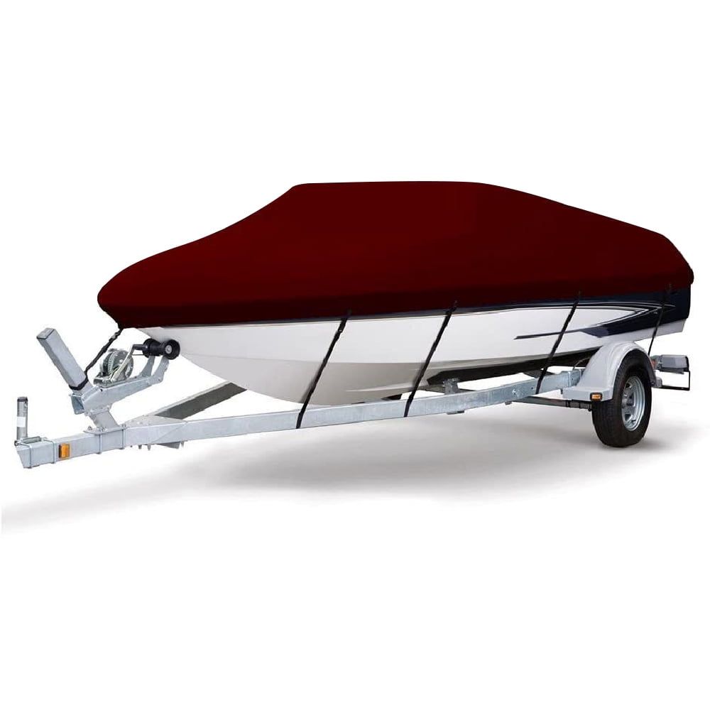 MSC Heavy duty Waterproof Boat Cover, Fits boats 23'-24'L x 102"W, V ...