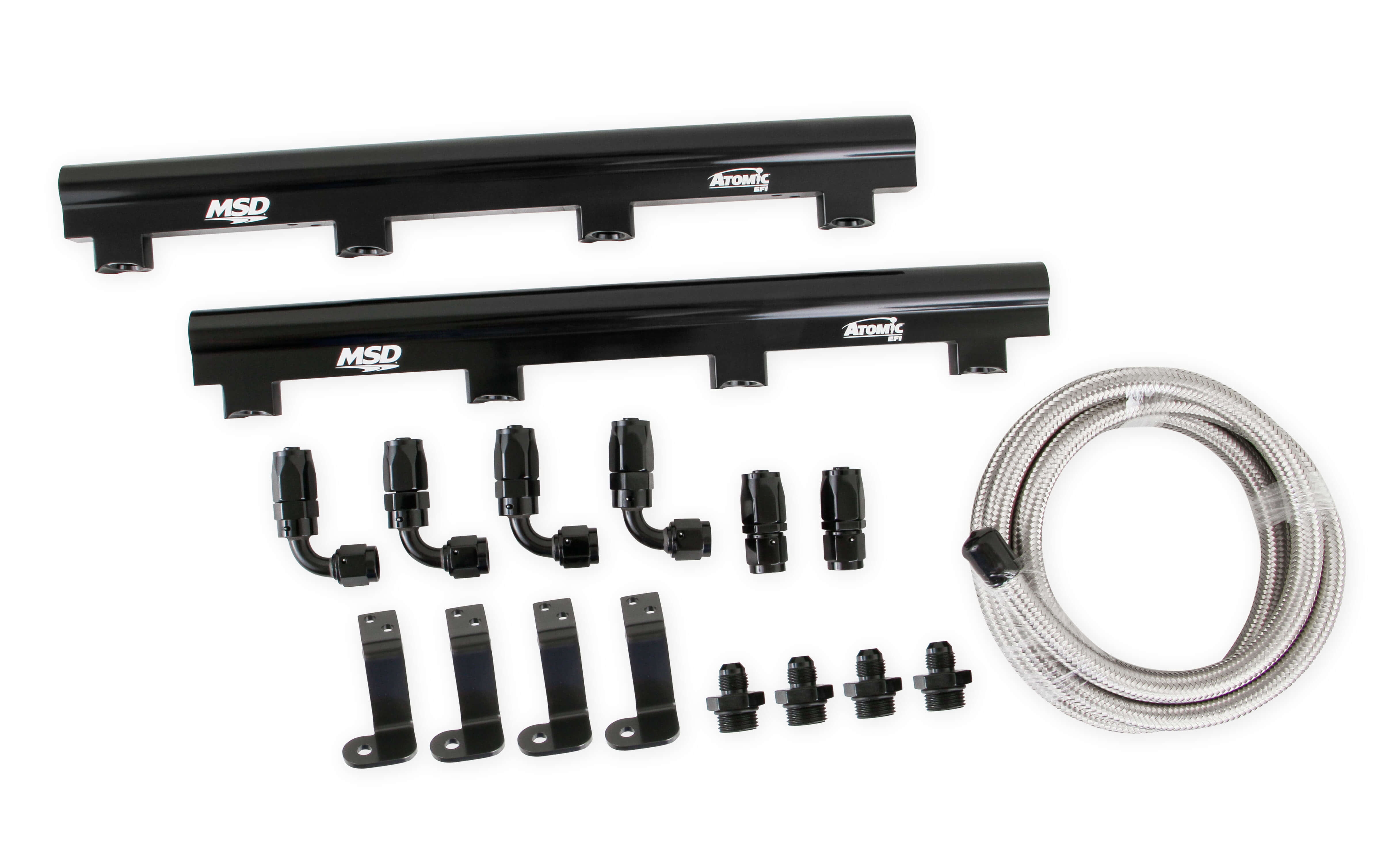 MSD Ignition 2723 MSD Atomic EFI Billet Fuel Rail Kit Fits 06-15 Camaro ...