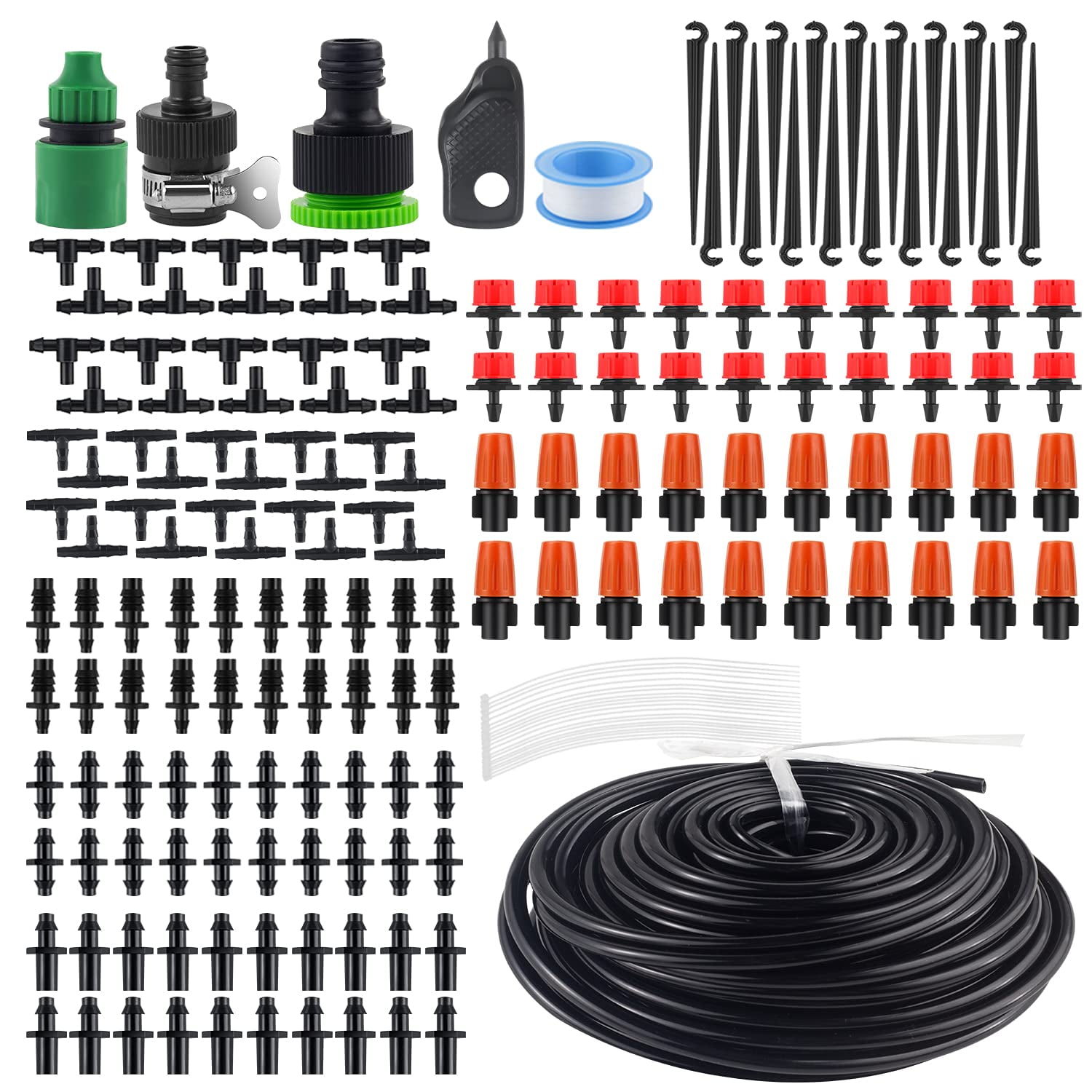 MSDADA Drip Irrigation Kit, MMF7 50ft Garden Automatic Irrigation ...