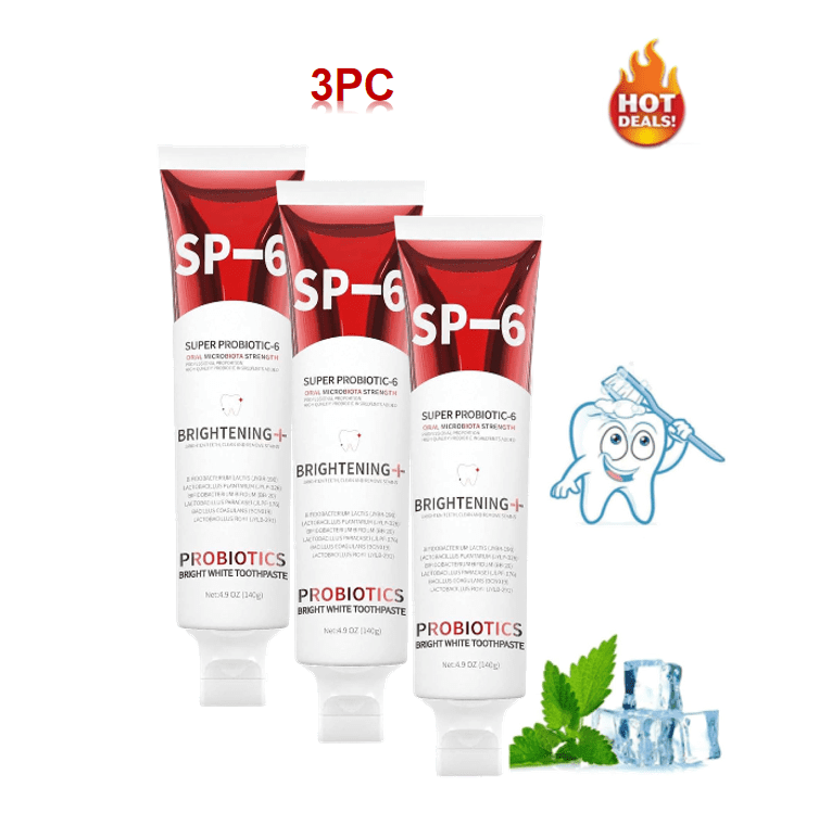 MSDRWIKEY SP-6 Probiotic Whitening Toothpaste - Enhanced Formula with 6 ...