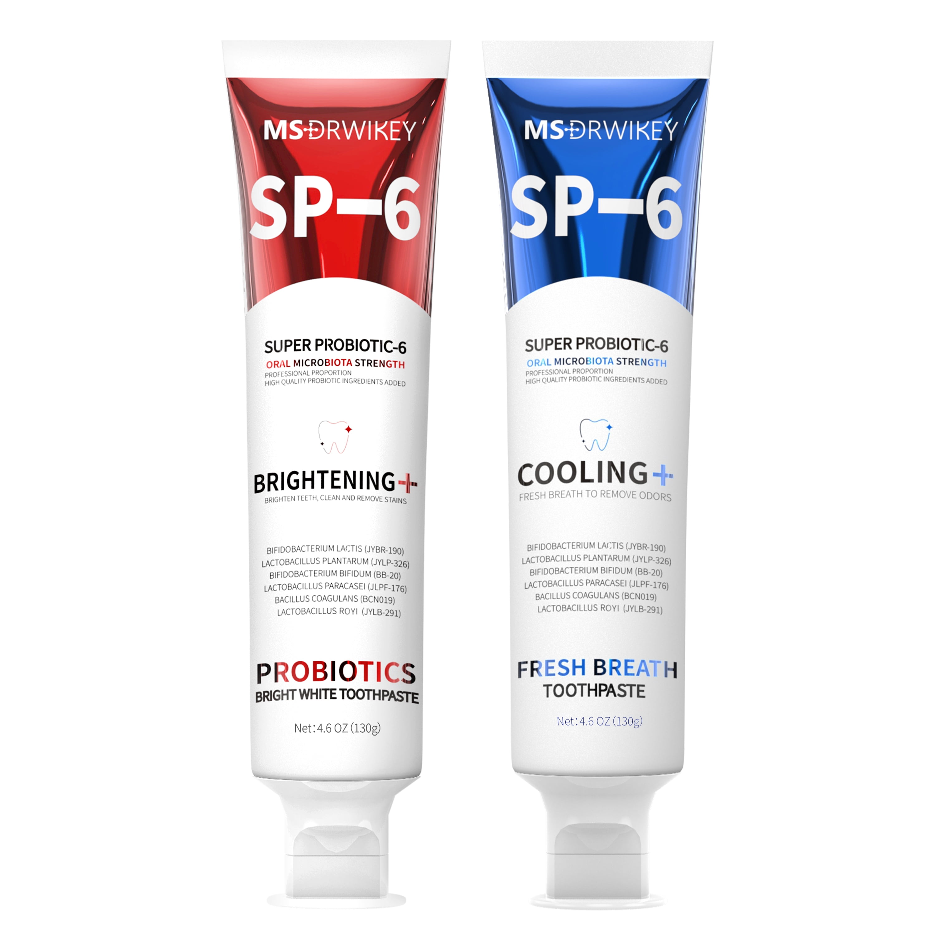 MSDRWIKEY SP-6 Whitening Toothpaste & Cooling Freshness Toothpaste ...