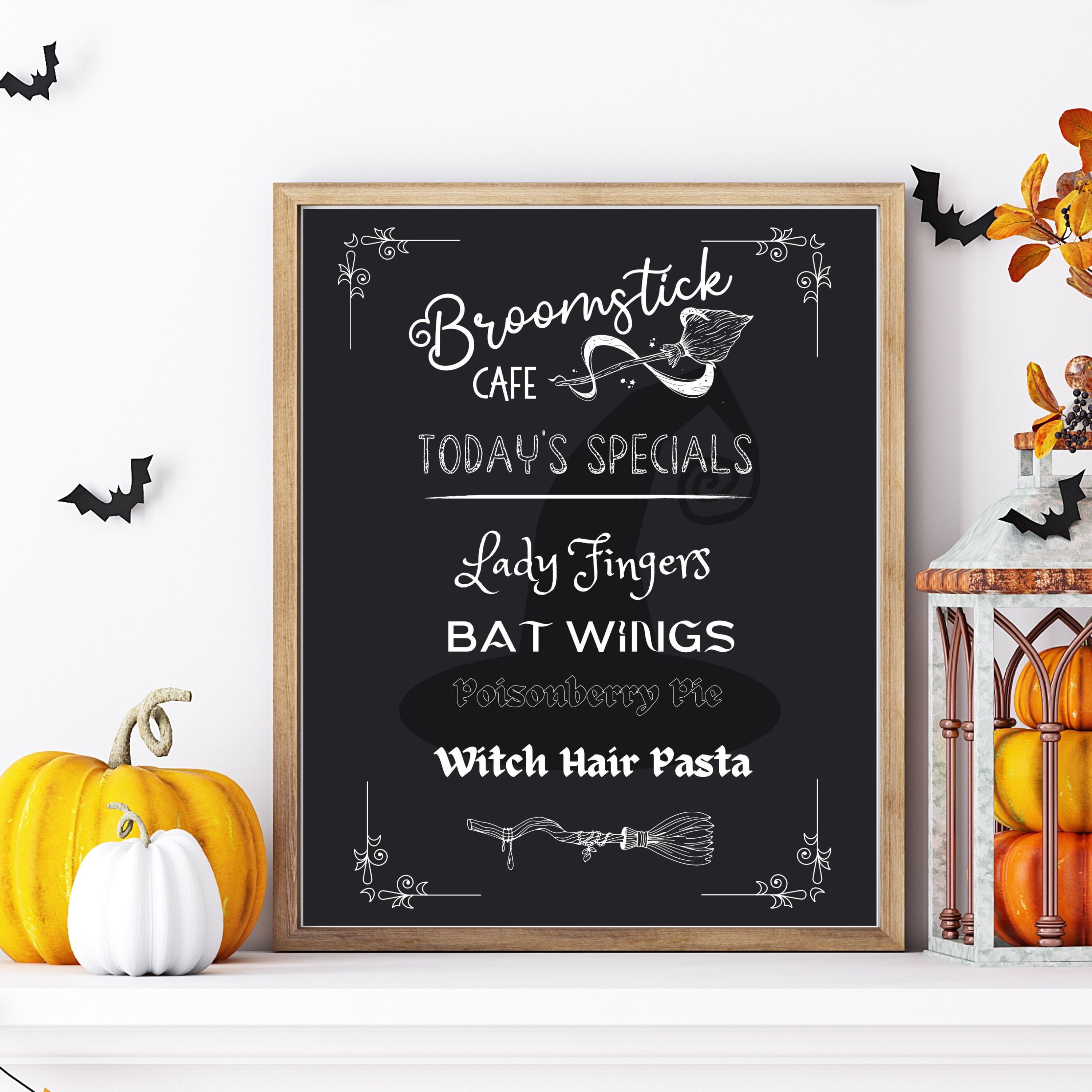 MSFCON BroomStick Cafe, Witch Menu, Halloween Decoration, Witch ...