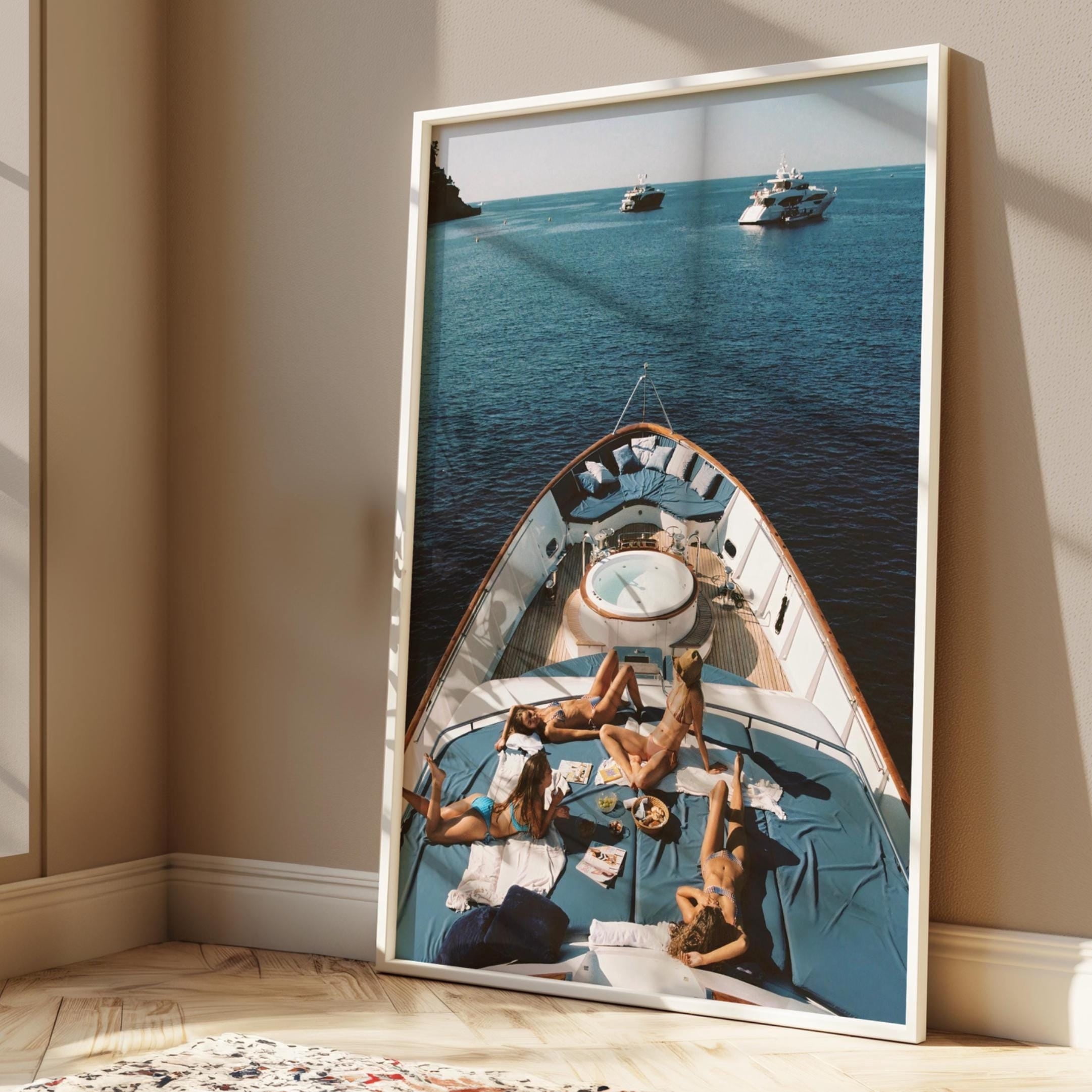MSFCON Luxury Yacht Poster, Photography Prints, Luxurious Boat Print ...