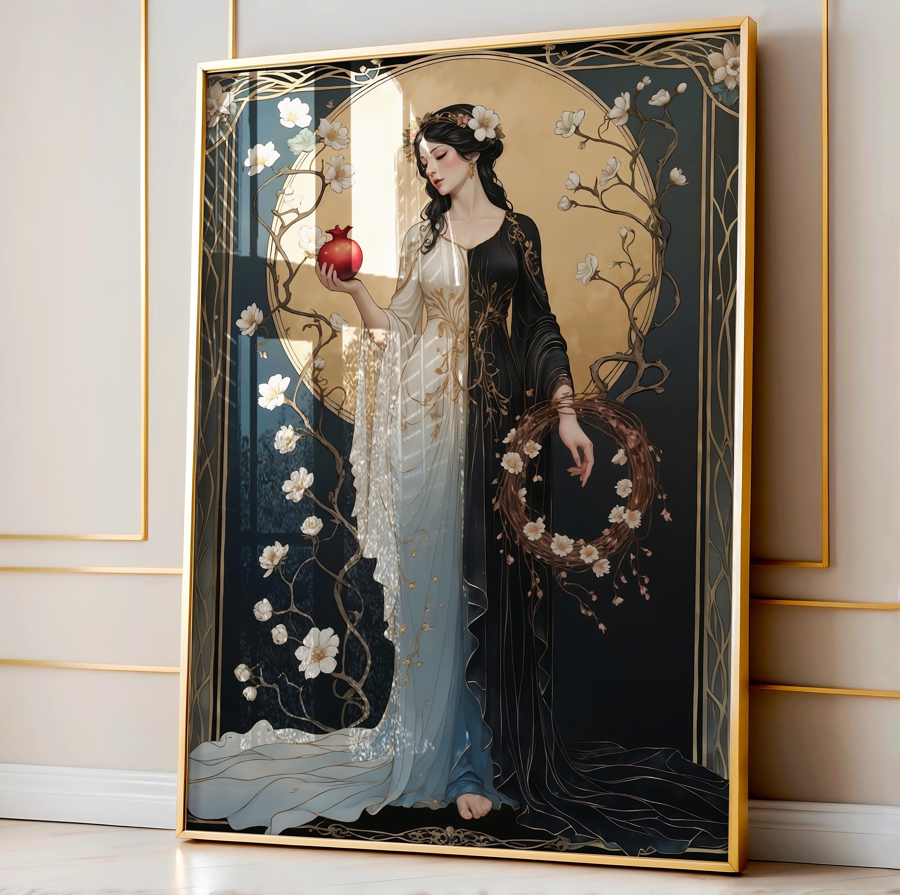 MSFCON Persephone Premium Matte Poster, Greek Goddess of Spring and the ...