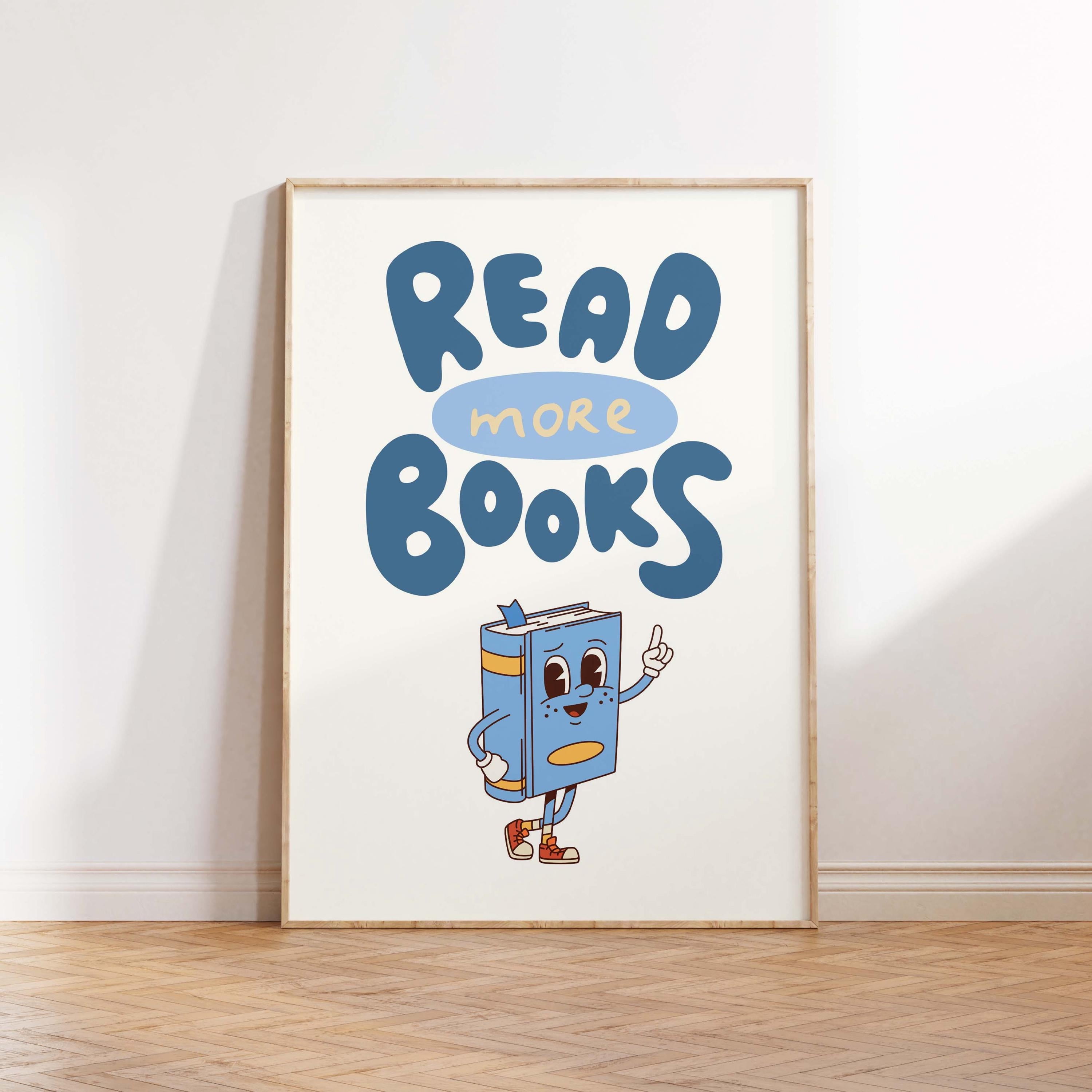 MSFCON Read More Books Poster: English Classroom Decor, School Library ...