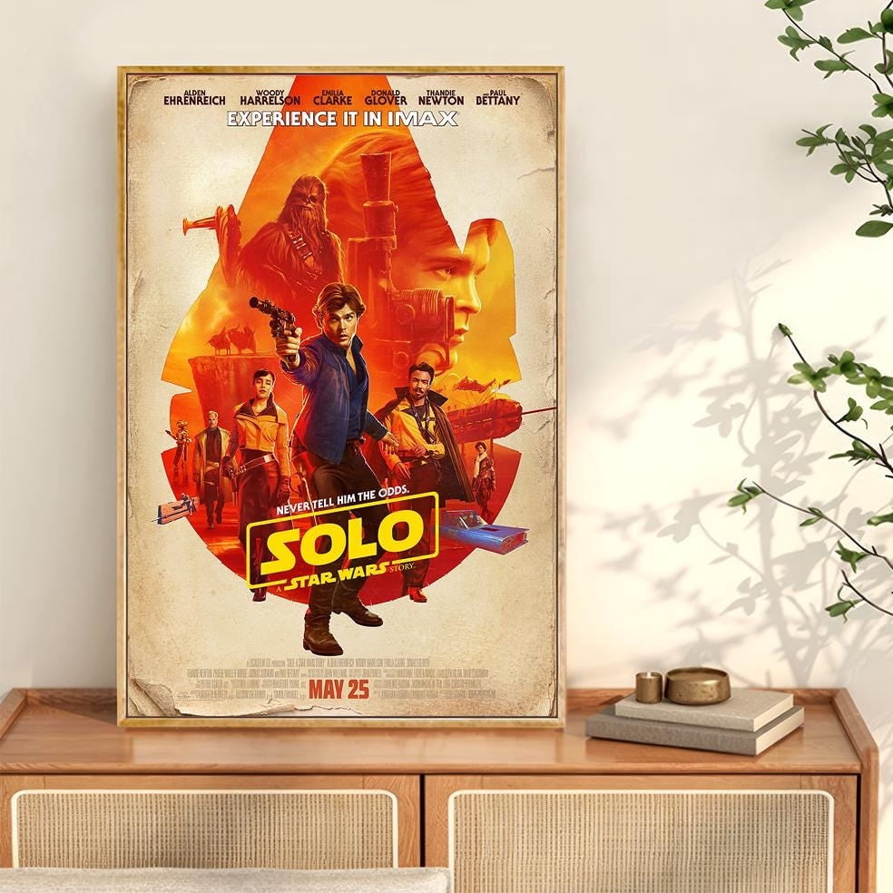 MSFCON Solo A Star Wars Story Movie Poster,Movie s For Cinema Rooms ...
