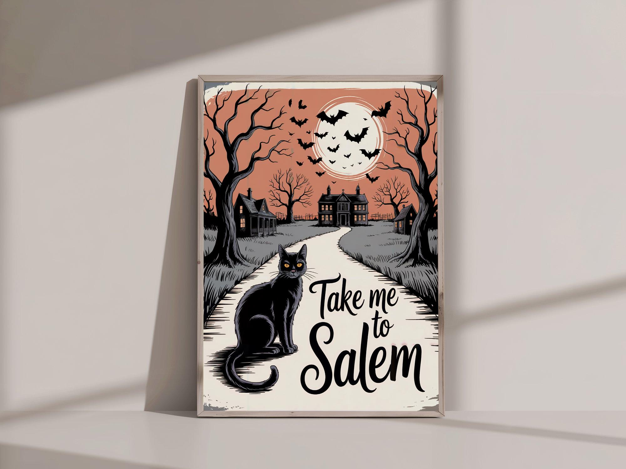 MSFCON Take Me to Salem Wall Art, Take Me to Salem Wall Art Poster ...