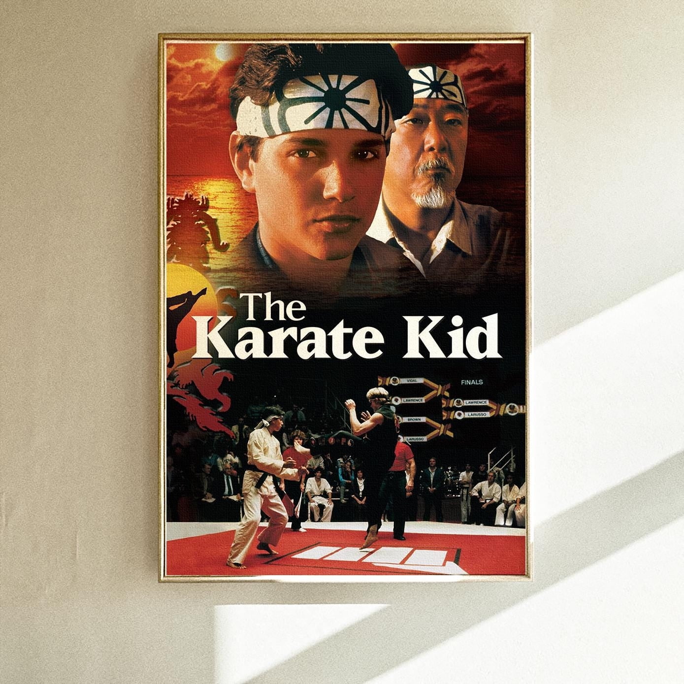 MSFCON The Karate Kid (1984) Poster Movie Poster Wall Art Room Decor ...