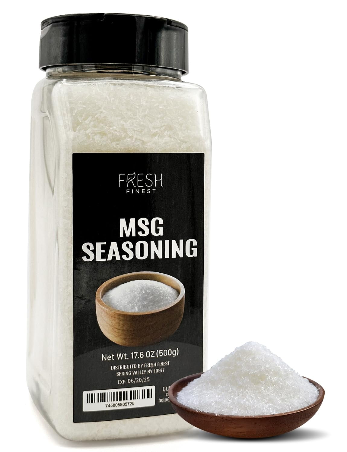 MSG Seasoning – 17.6oz MSG Powder – Monosodium Glutamate Powder – Pure Flavor Enhancer Powder ...