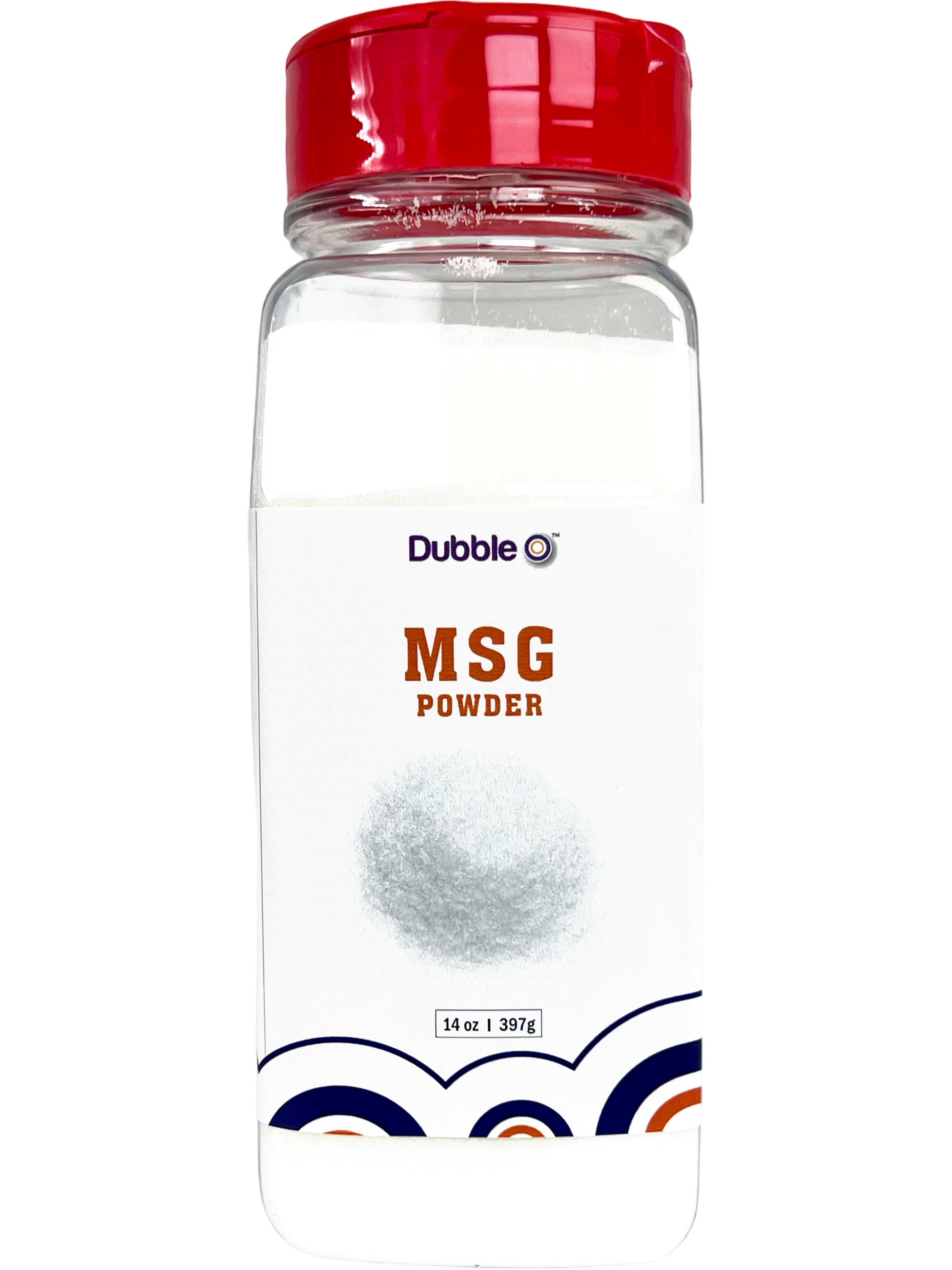 Dubble O Brand's High Quality MSG Seasoning Powder - 14 oz Monosodium Glutamate for Enhancing ...