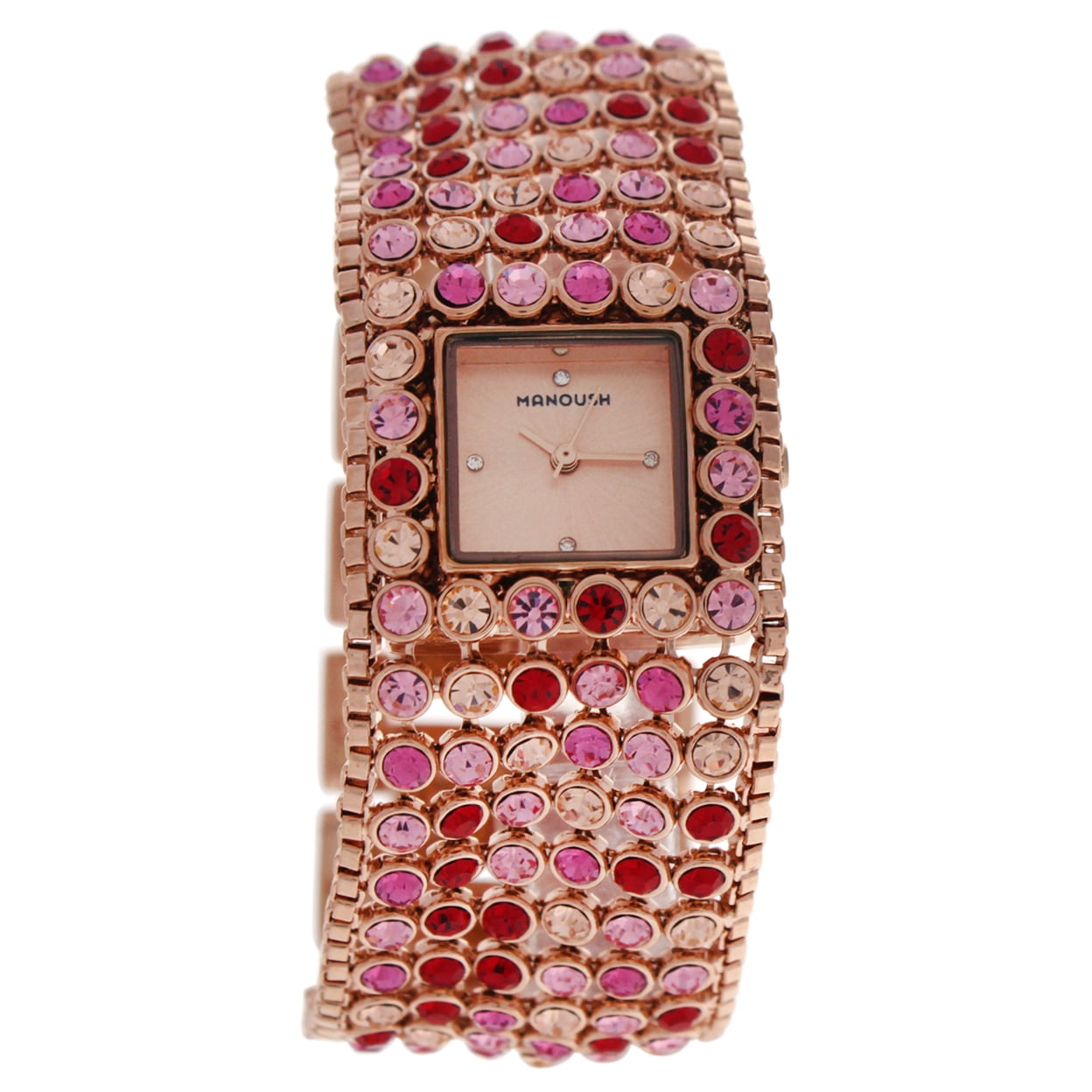 MSHMAP Marilyn - Rose Gold/Fushia Stainless Steel Bracelet Watch by ...