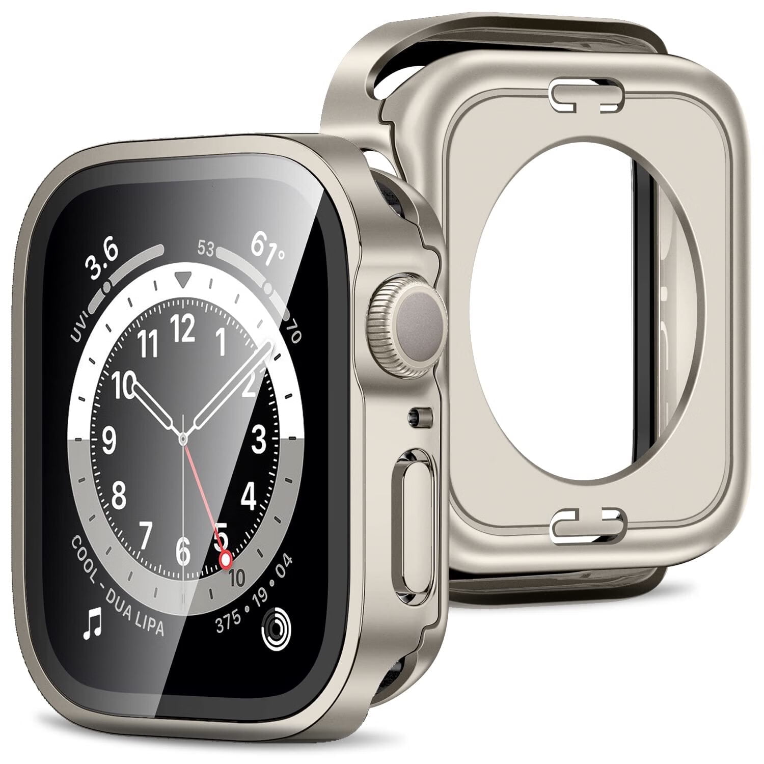Apple Watch Case, 2 in 1 Case Compatible with Apple Watch Series 6 ...