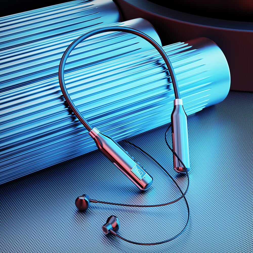 MSHUN Bluetooth Neckband Headphones with 200 H Playtime, V5.2 Wireless ...