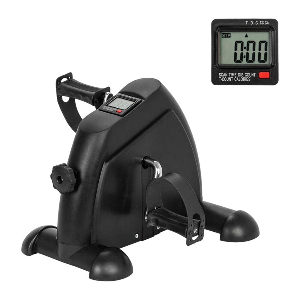 MSHUN Under Desk Bike Pedal Exerciser, Mini Exercise Bike Portable ...