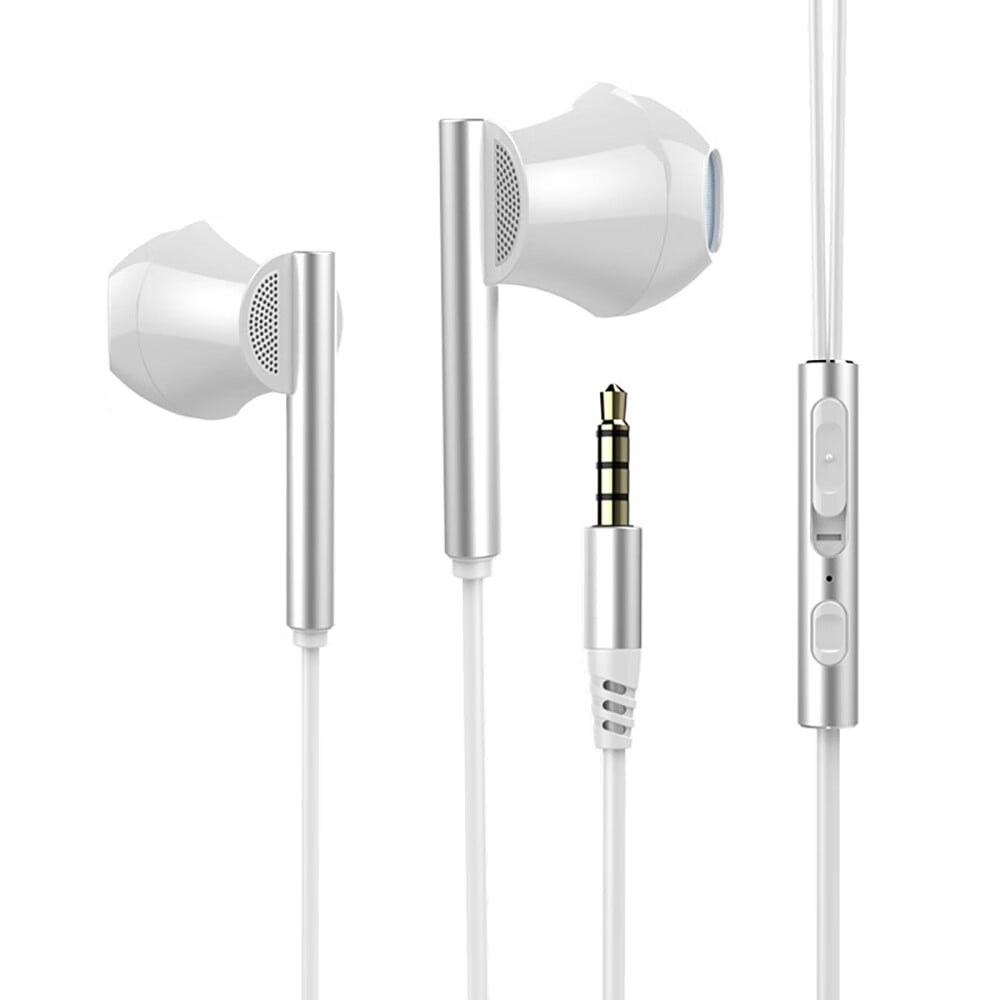 MSHUN Wired Headphones,In-Ear Headphones with Microphone Volume Control ...
