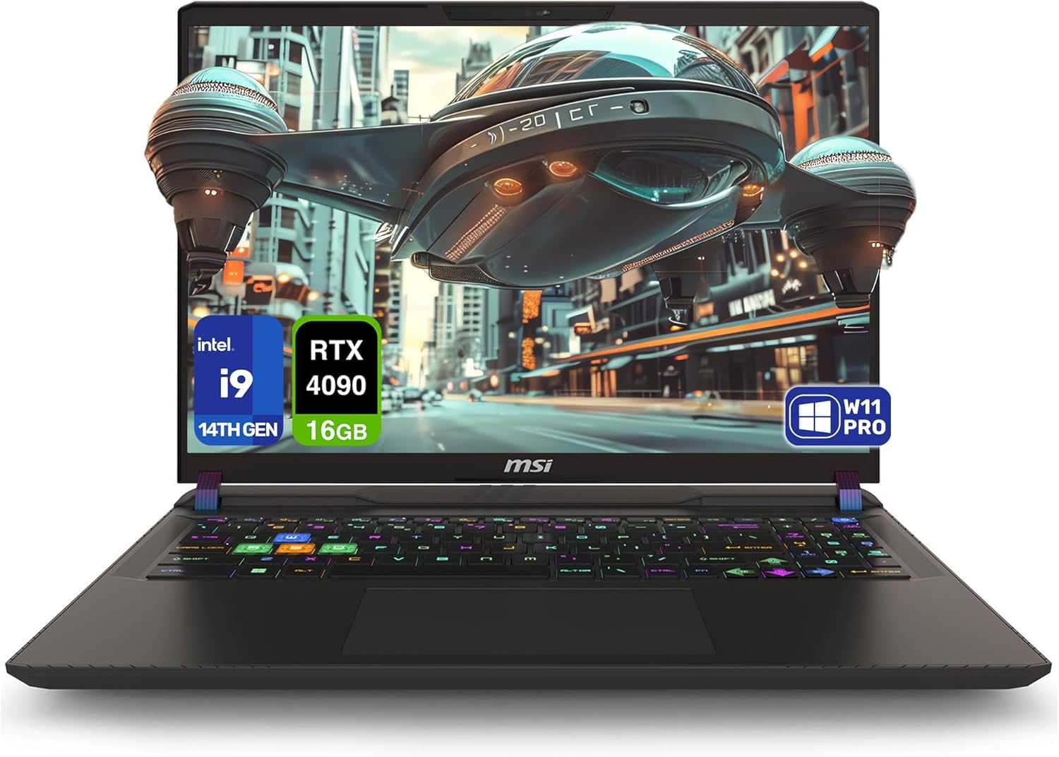 MSI 16" Vector 16 HX Gaming Laptop, Intel i9-14900HX, 64 GB DDR5 RAM, 2 ...