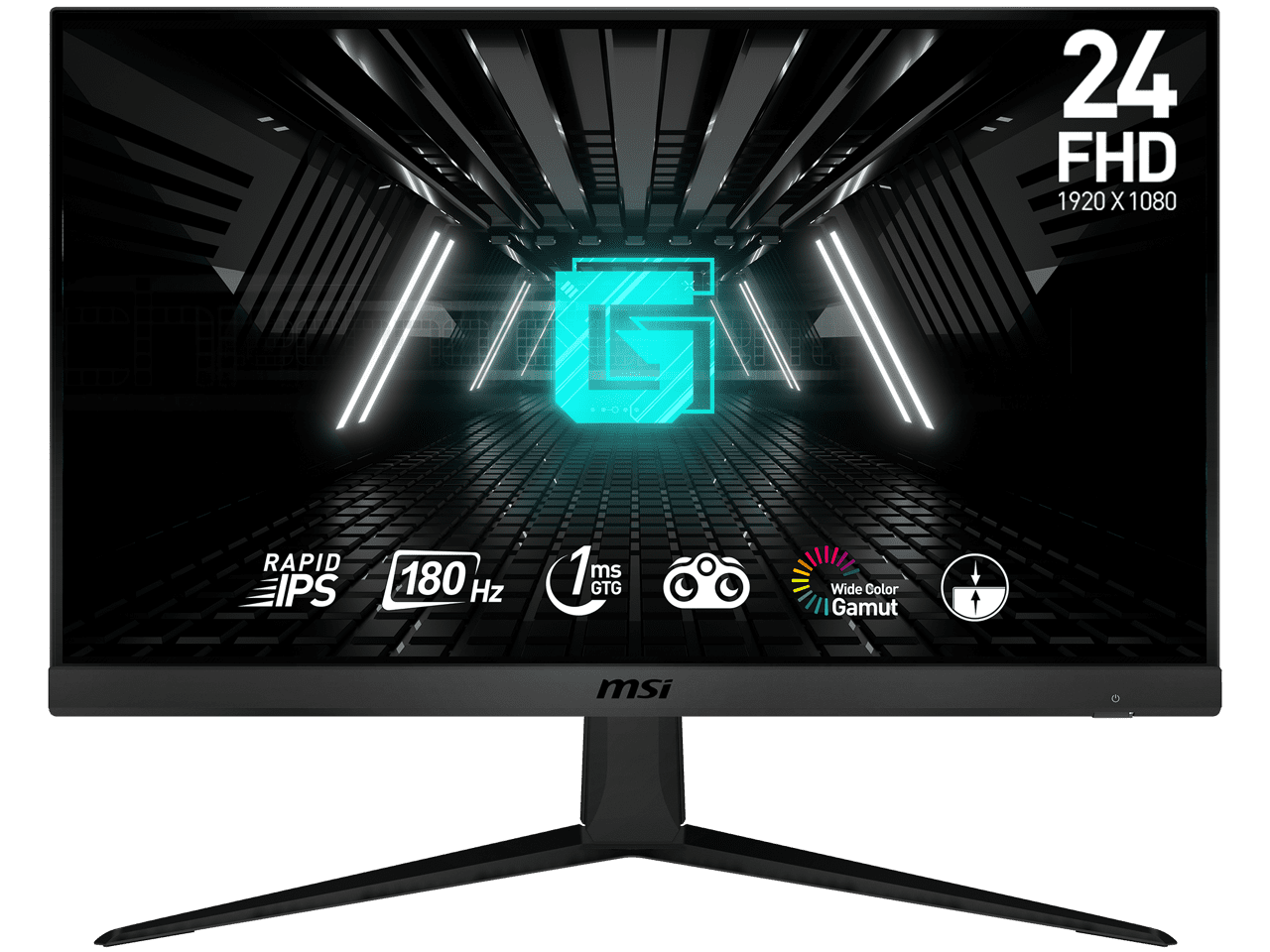 Free Shipping! MSI 24" 180 Hz Rapid IPS FHD Gaming Monitor 1920 x 1080 ...