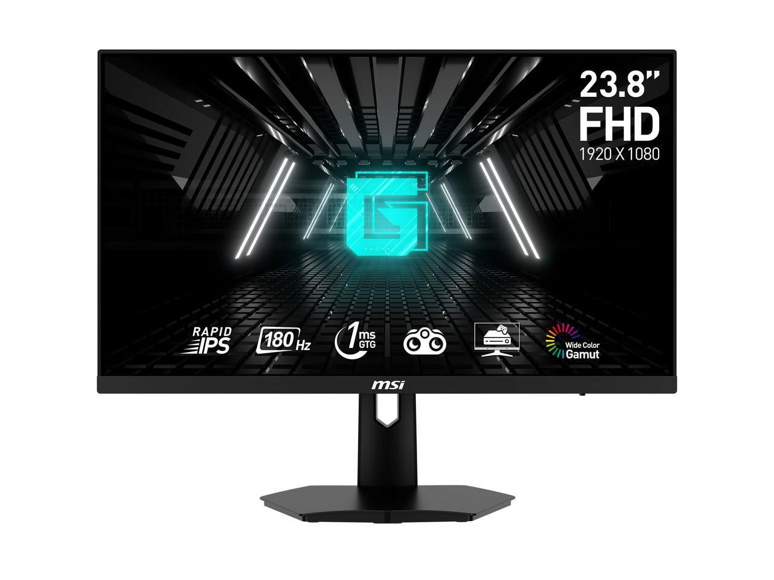 MSI 24" 180 Hz Rapid IPS FHD Gaming Monitor 1920 x 1080 G244F E2 ...