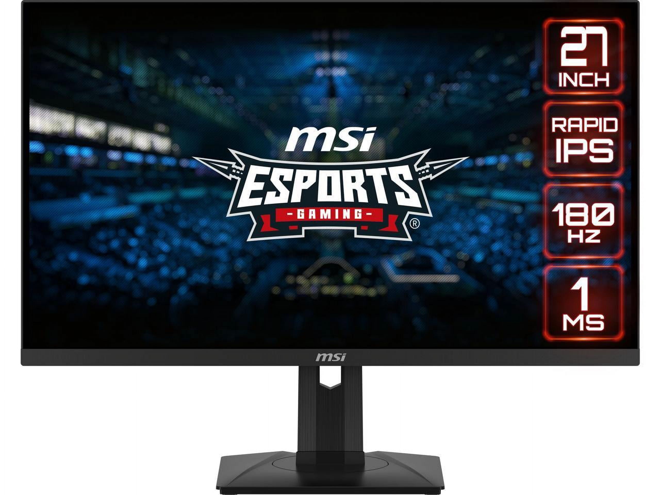 MSI 27.0 180Hz Rapid IPS FHD Gaming Monitor, NVIDIA G-Sync, 1920x1080 ...