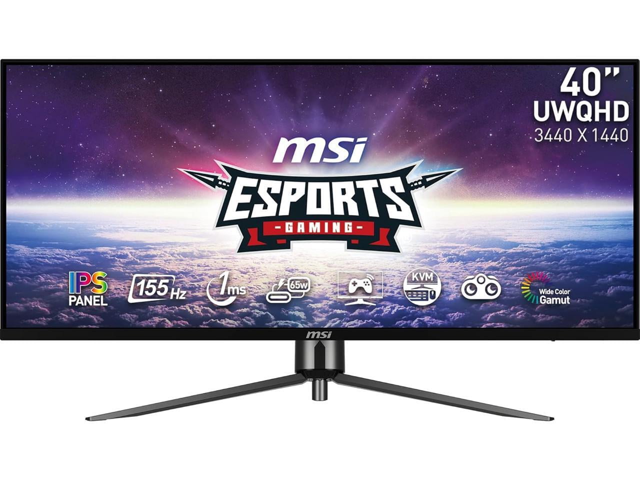 MSI 40" 155 Hz IPS UWQHD IPS Gaming Monitor FreeSync Premium (AMD ...