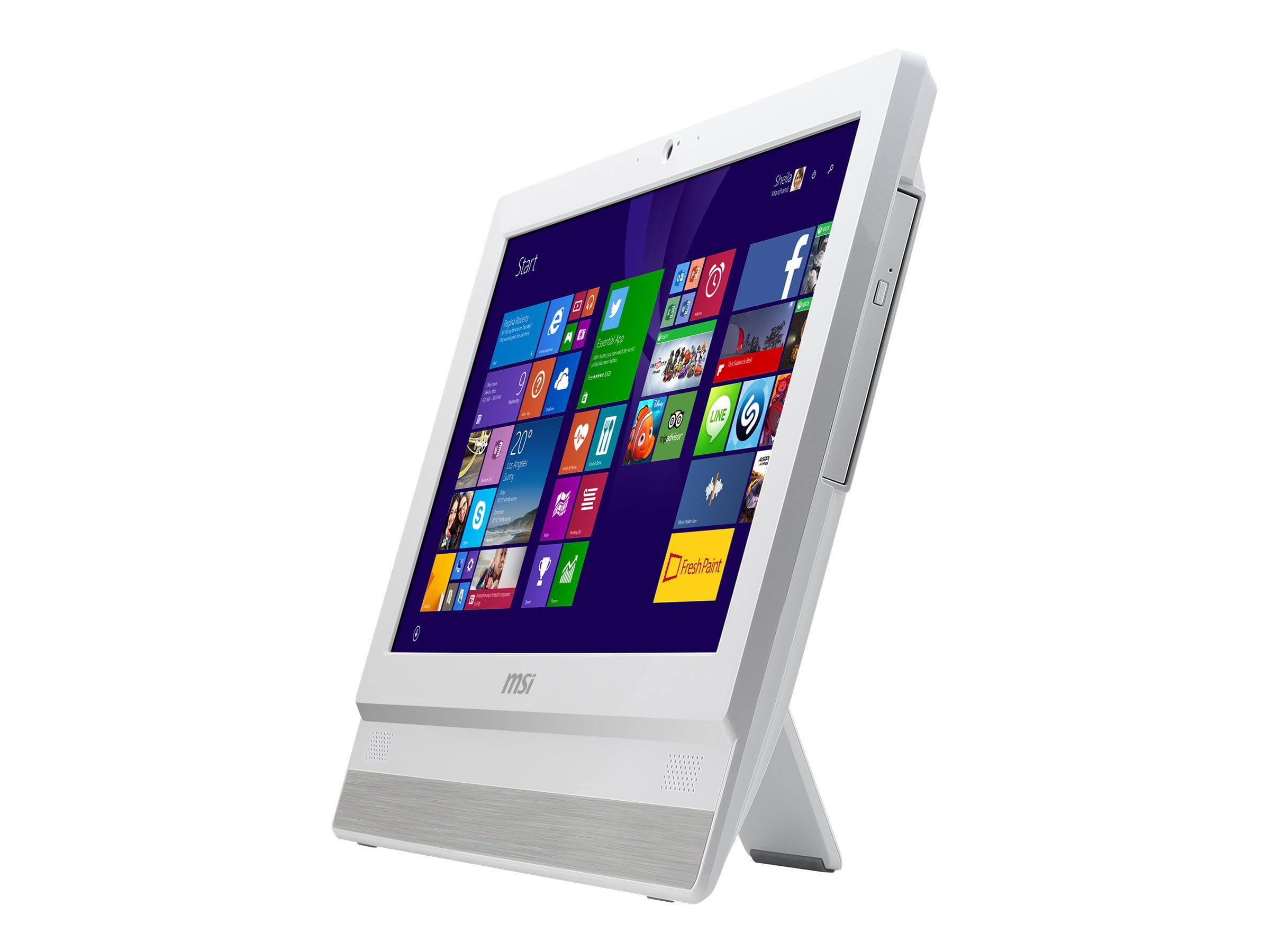 MSI Adora 19.5" All-In-One Computer, Intel Celeron J1900, 4GB RAM ...