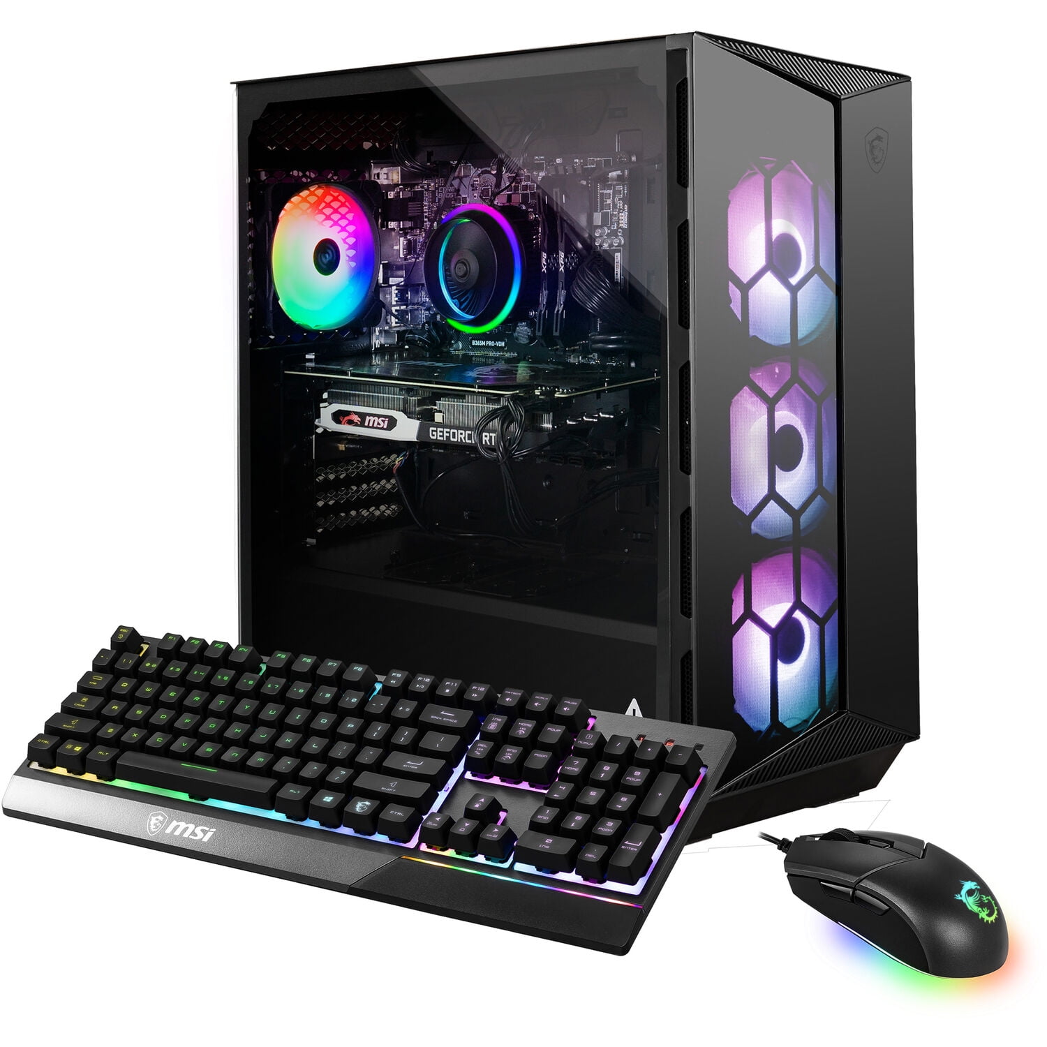 MSI Aegis R Gaming and Entertainment Desktop PC (Intel i7-10700 8-Core ...