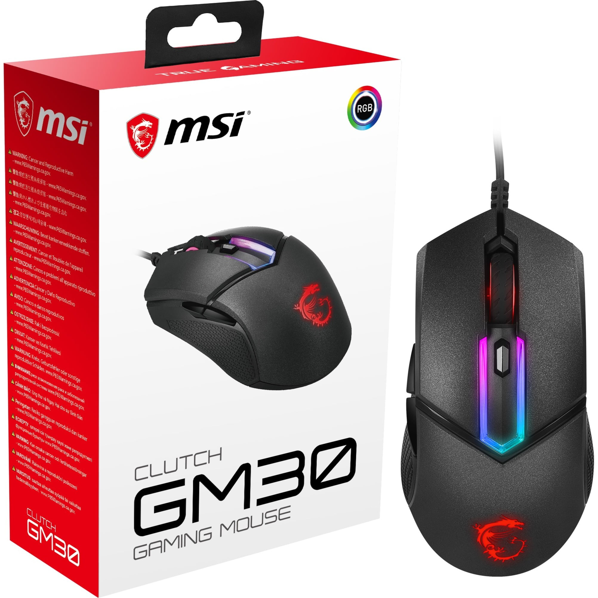 MSI Clutch GM30 Gaming Mouse: Electronics - Walmart.com