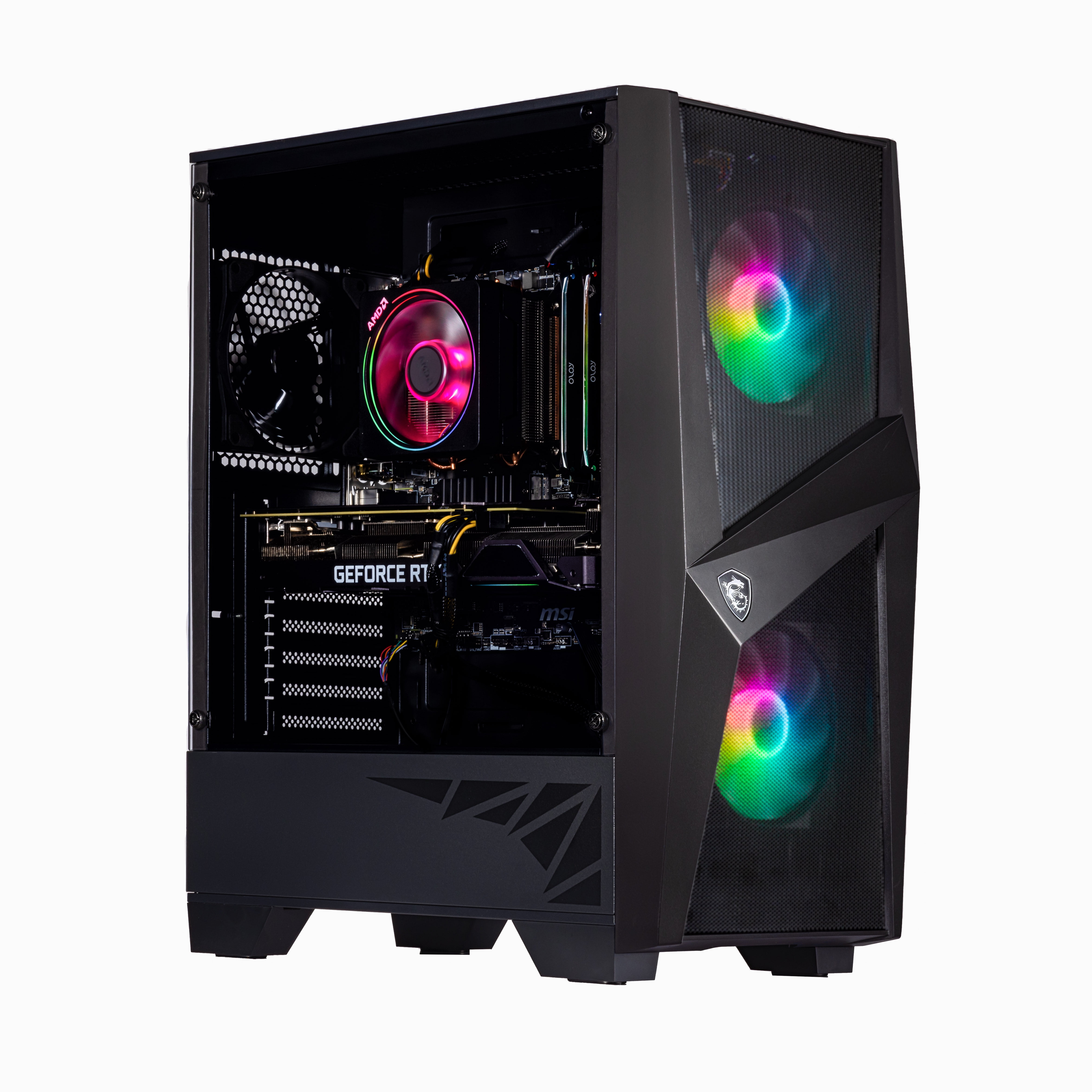 MSI Codex ZS Custom Built Gaming Desktop PC (AMD Ryzen 5-5600X 6-Core ...