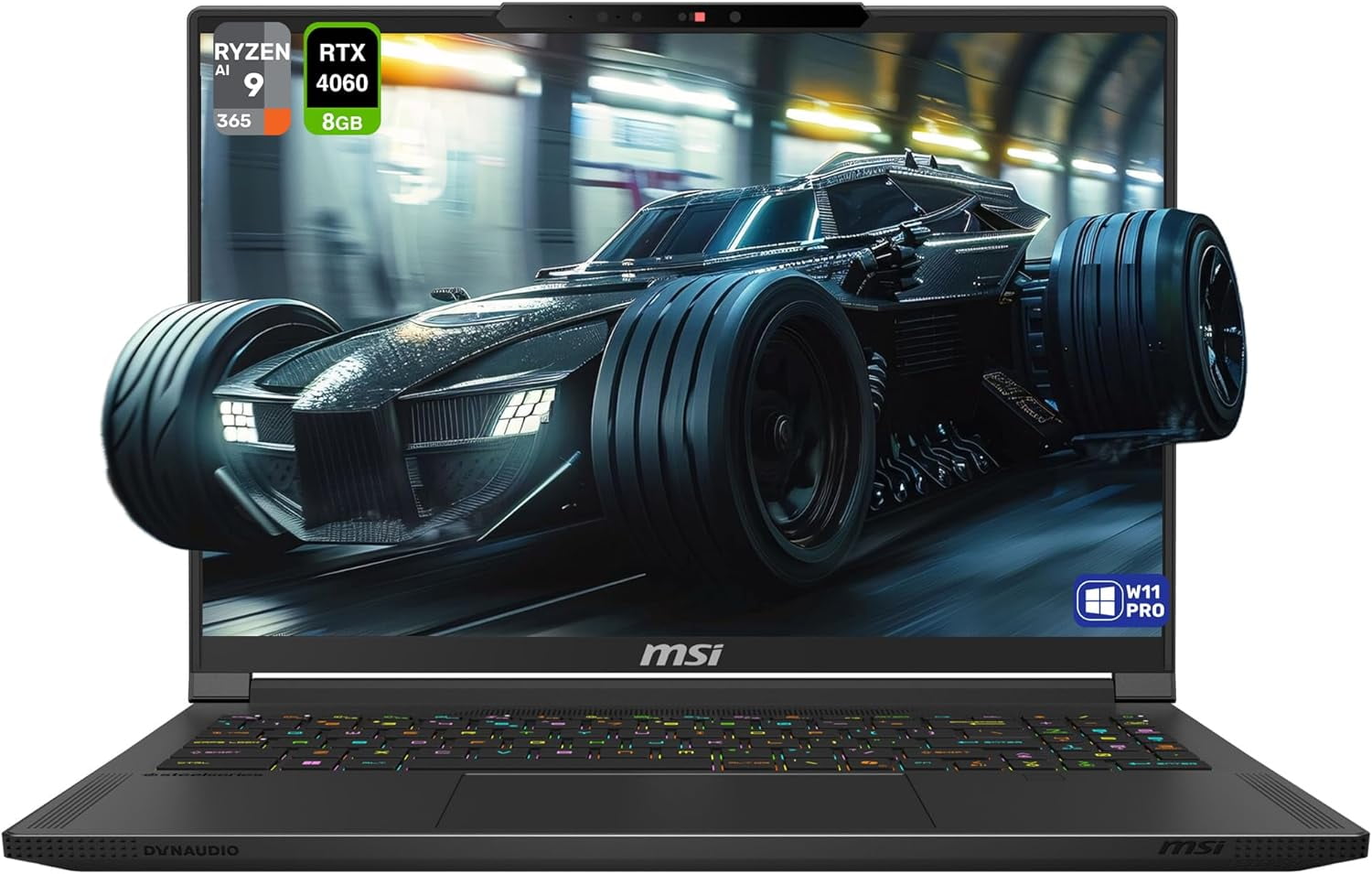 MSI Creator A16 AI+ Gaming Laptop, AMD Ryzen AI 9-365, 32 GB LPDDR5x ...