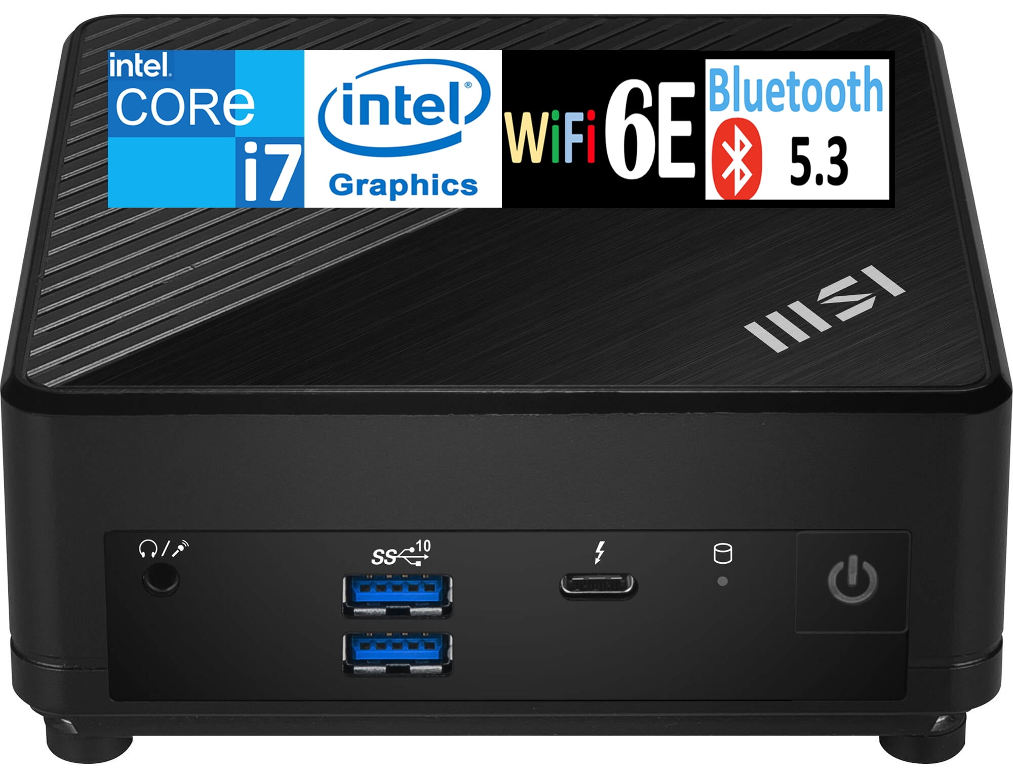 MSI Cubi 5 Mini Desktop (Intel i7-1255U, Intel Iris Xe, 64GB DDR4, 1TB ...