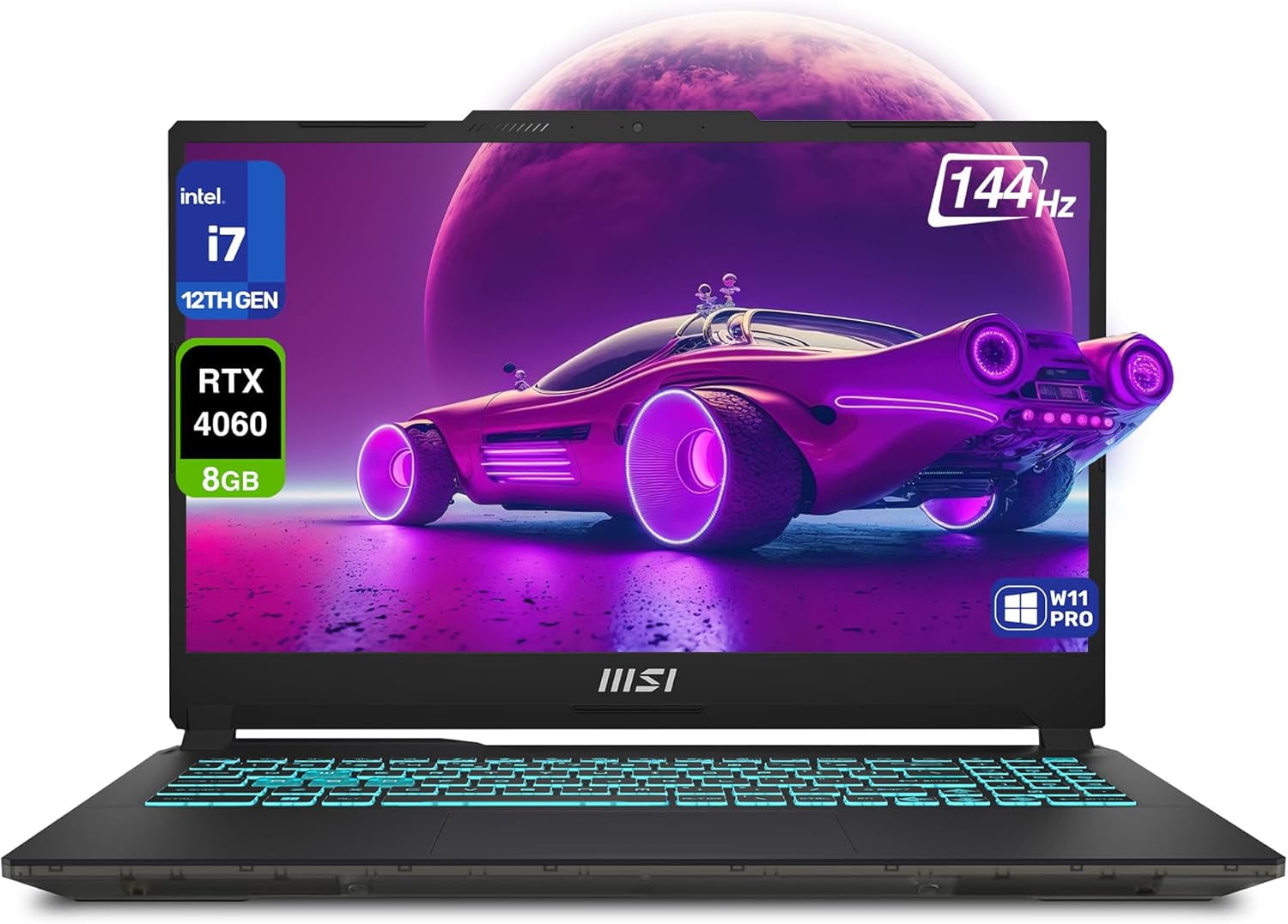 MSI Cyborg 15 Cyborg Gaming Laptop, Intel i7-12650H, 32 GB DDR4 RAM, 2 ...