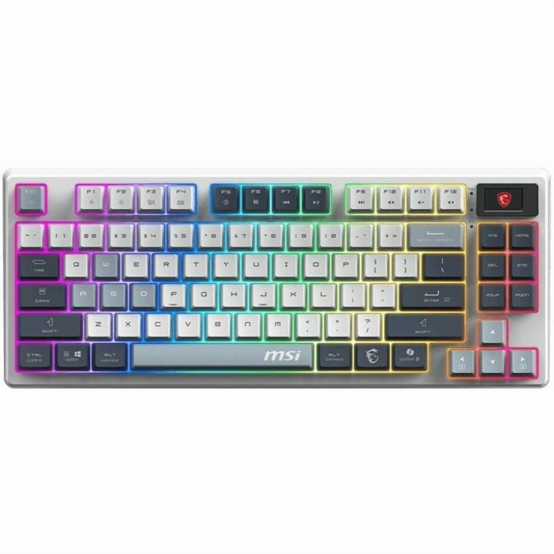 MSI FORGE GK600 TKL Tri-Mode Wireless Keyboard (forgegk600b) - Walmart.com