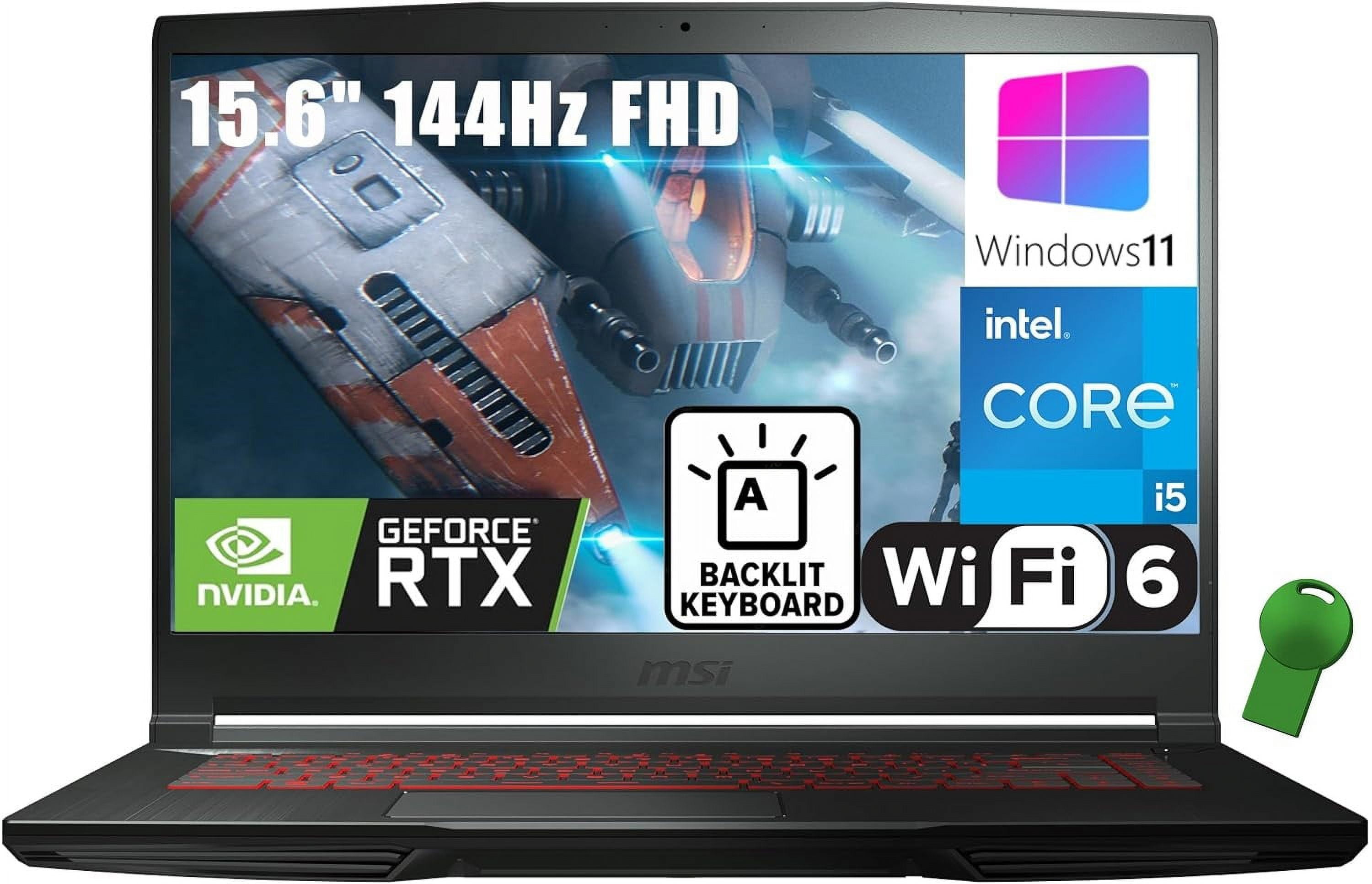 "MSI GF63 Gaming Laptop-15.6"" 144Hz, i5-11400H, 32GB DDR4, 2TB PCIe ...