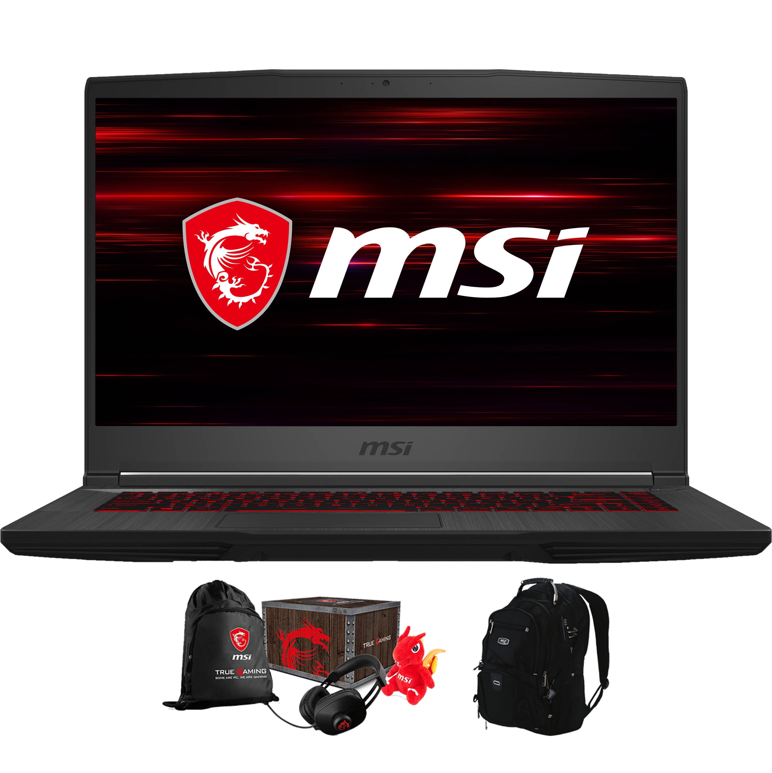 MSI GF63 Thin Gaming/Entertainment Laptop (Intel i5-10500H 6-Core, 15 ...