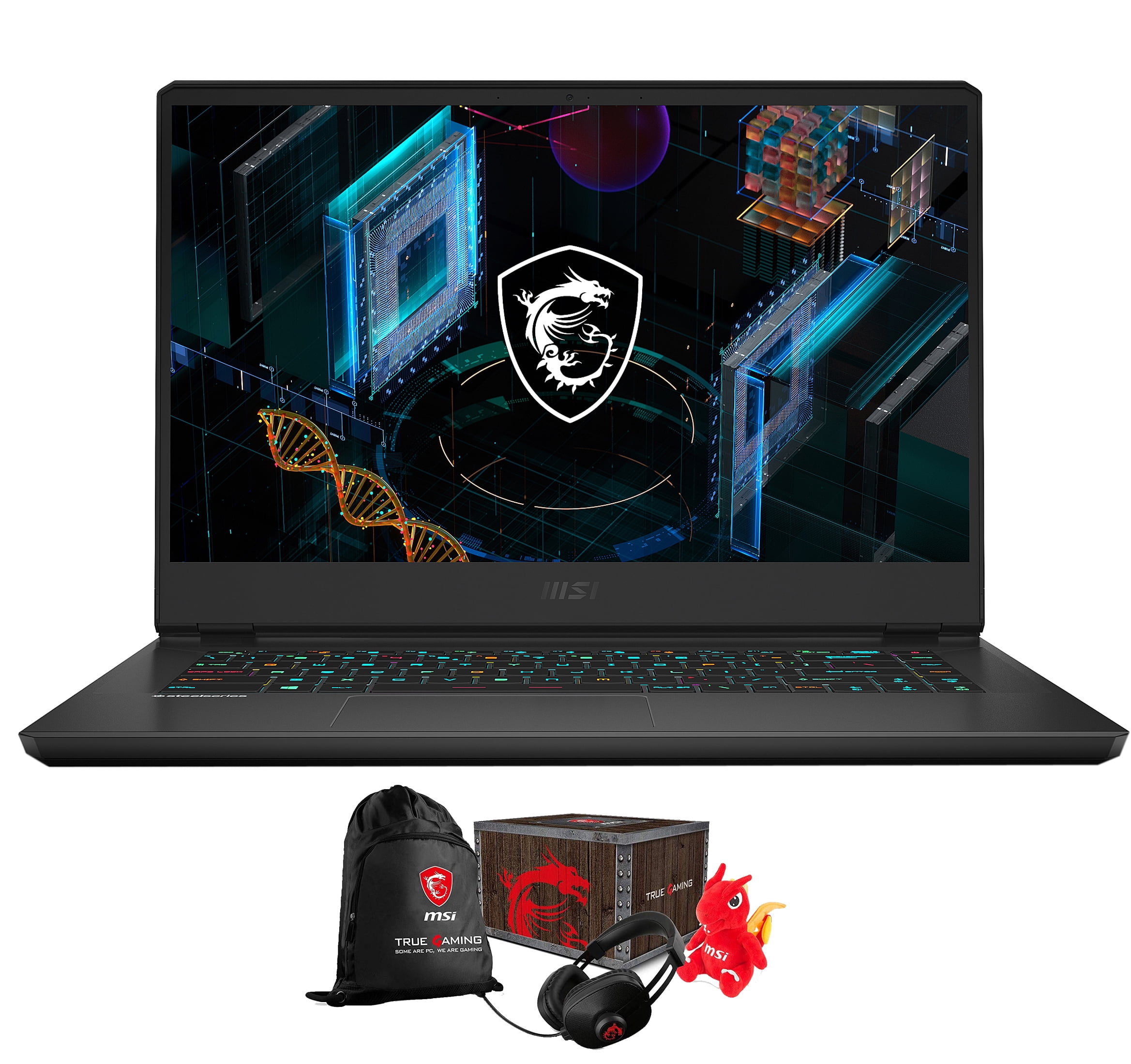 MSI GP66 Leopard 15 Gaming/Entertainment Laptop (Intel i7-11800H 8-Core ...