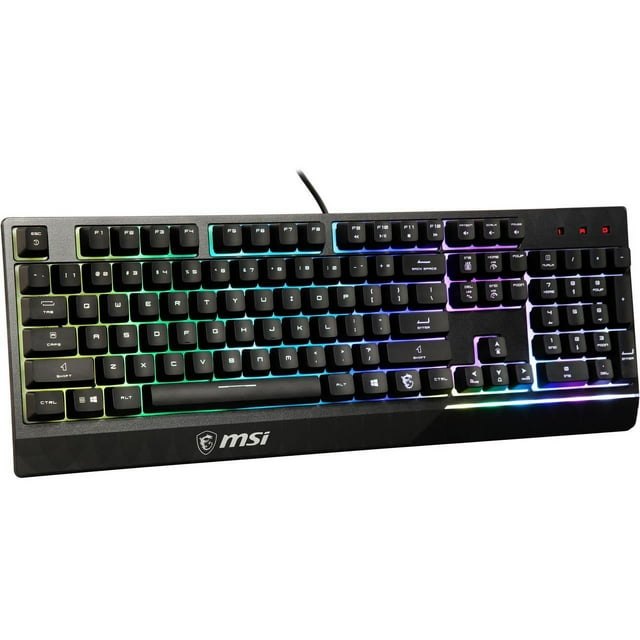 MSI Vigor GK30 US Gaming Keyboard - Backlit RGB, Dedicated Hotkeys ...
