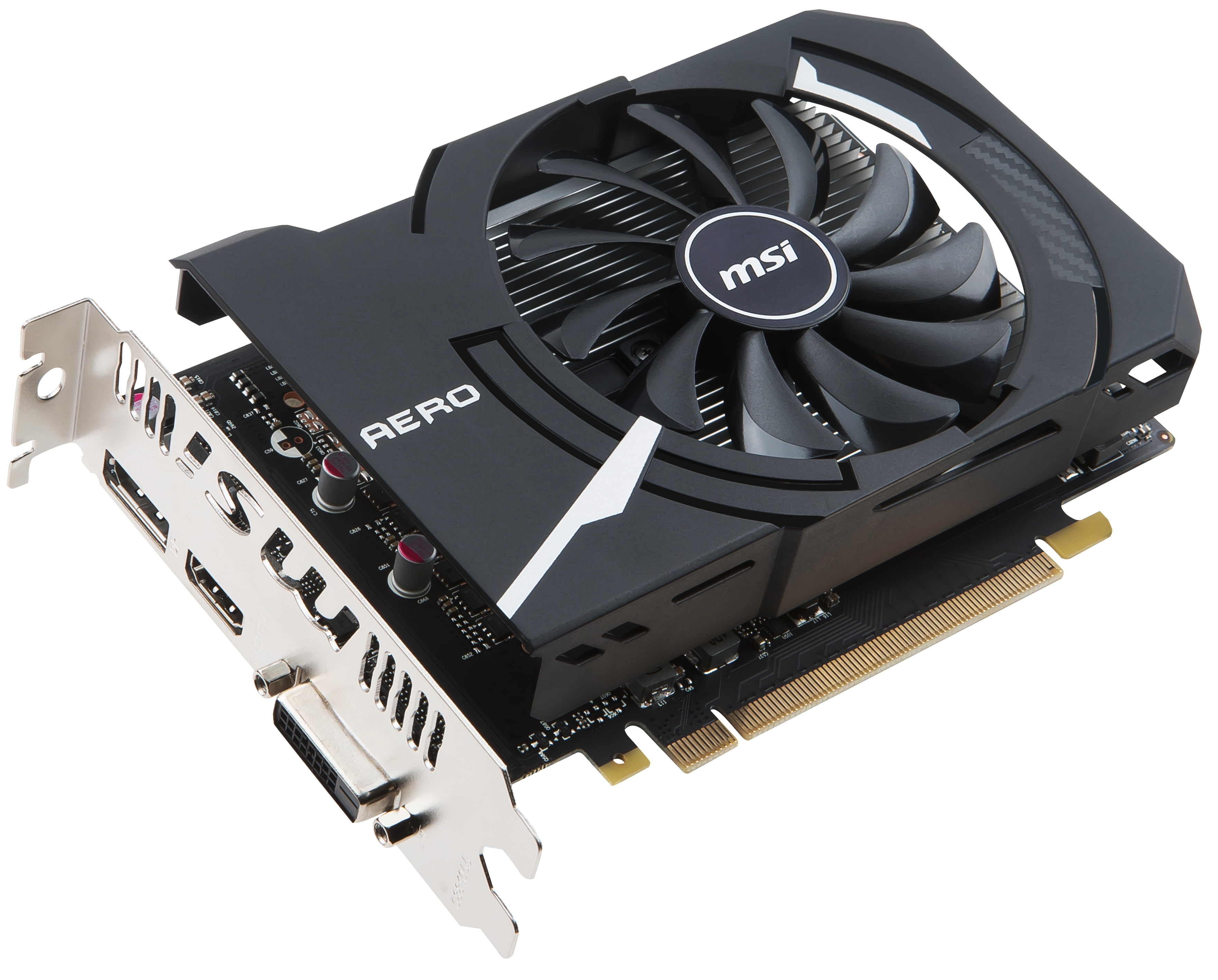 MSI GeForce GTX 1050 Aero ITX 4GB GDDR5 Graphics Card - Walmart.com